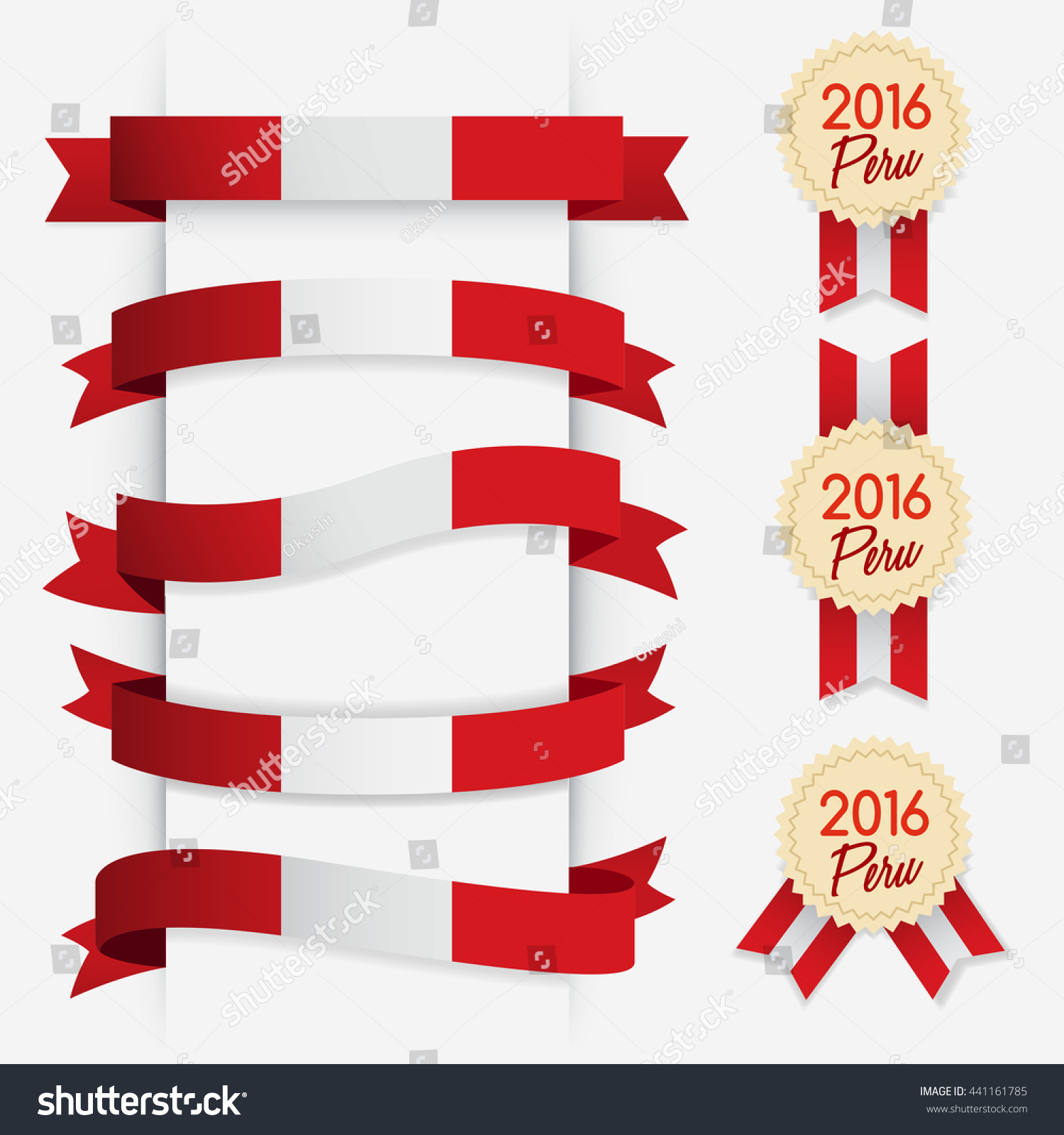 World Flag Ribbon Vector Illustration 库存矢量图（免版税）441161785 | Shutterstock