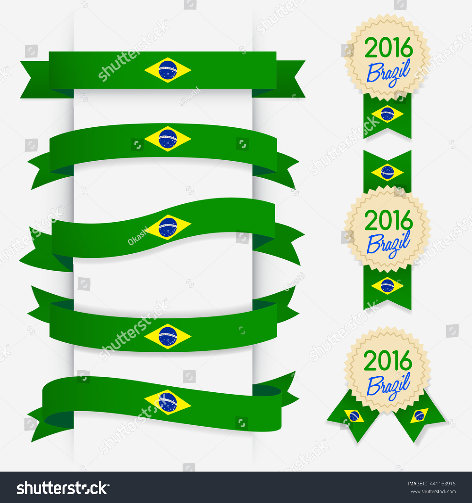 World Flag Ribbon Vector Illustration Stock Vector (Royalty Free ...