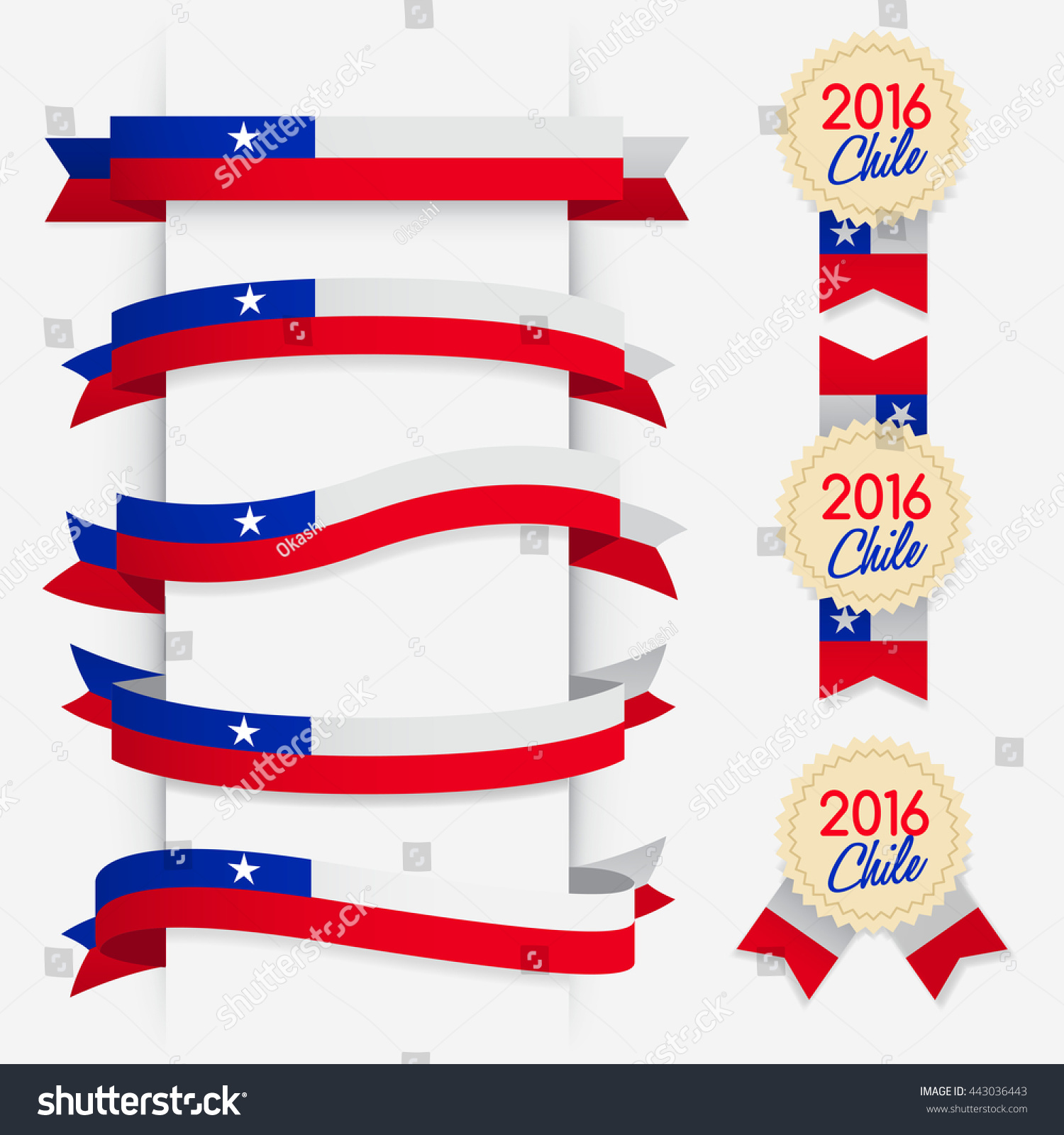 World Flag Ribbon Vector Illustration: vector de stock (libre de ...