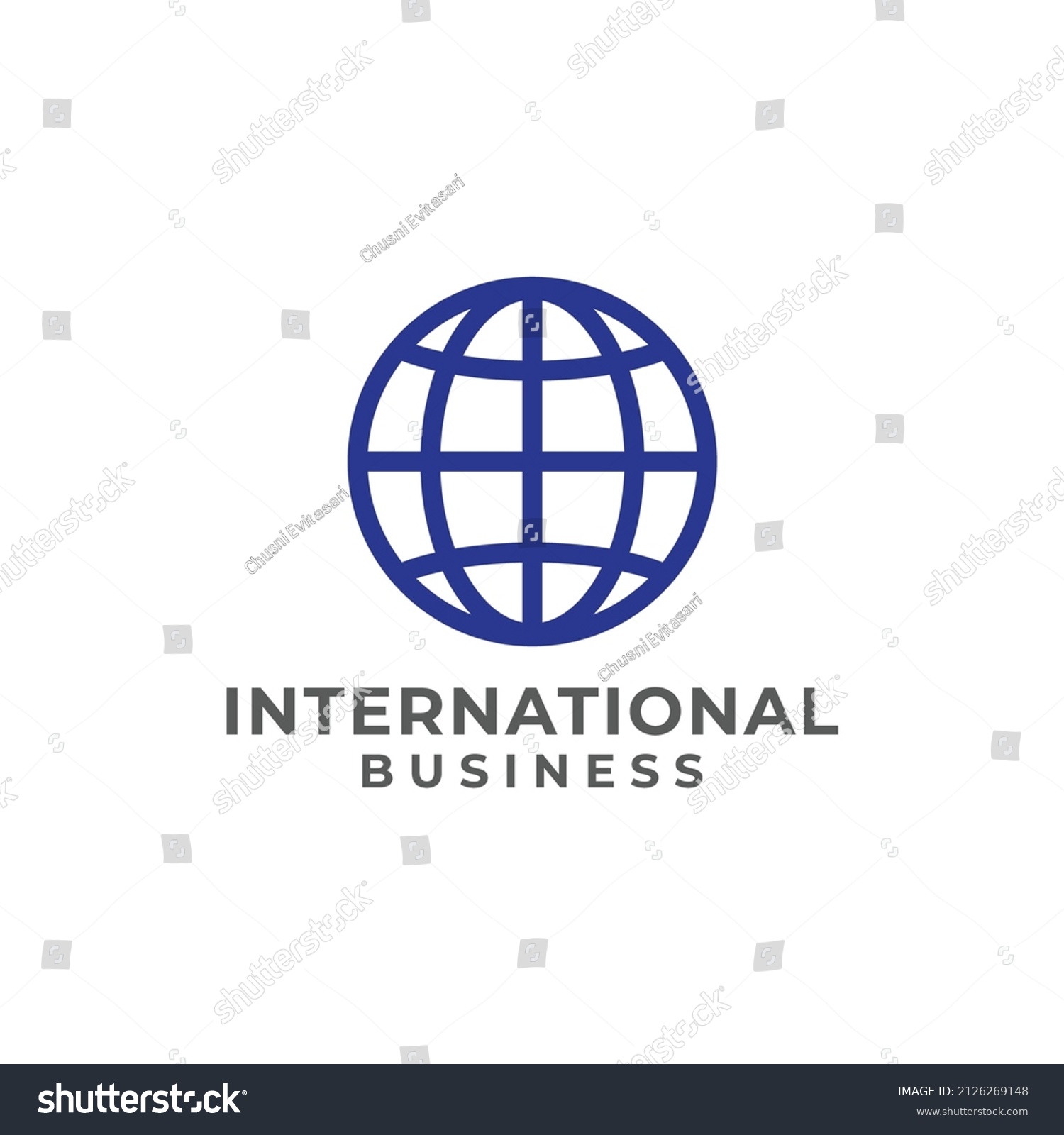 World Global Logo Design Template Stock Vector (Royalty Free ...