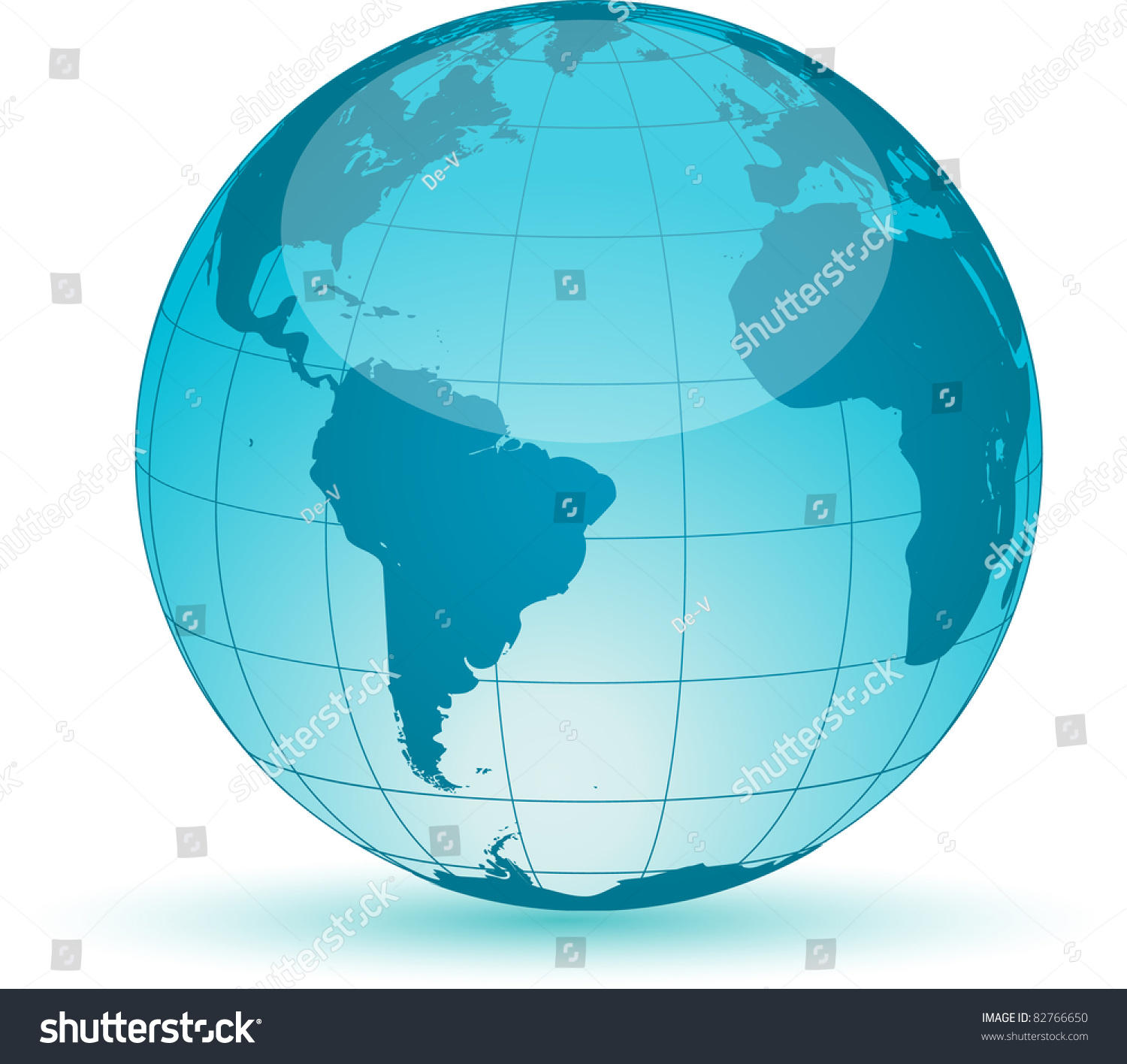 World Globe Map Isolated On White: เวกเตอร์สต็อก (ปลอดค่าลิขสิทธิ์ ...