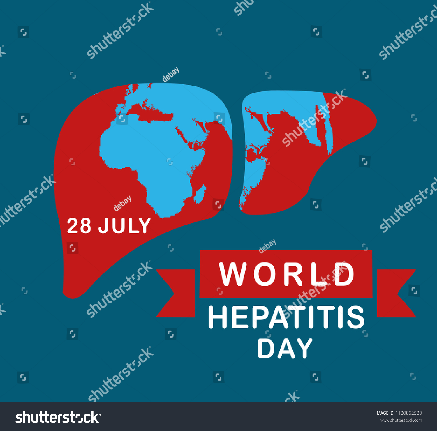 World Hepatitis Logo Stock Vector (Royalty Free) 1120852520 | Shutterstock