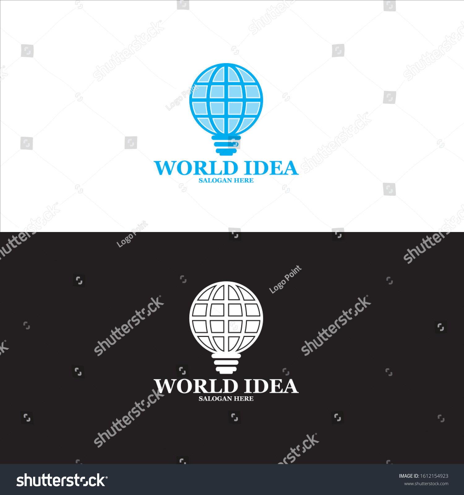 World Idea Logo Vector Stock Vector (Royalty Free) 1612154923 ...