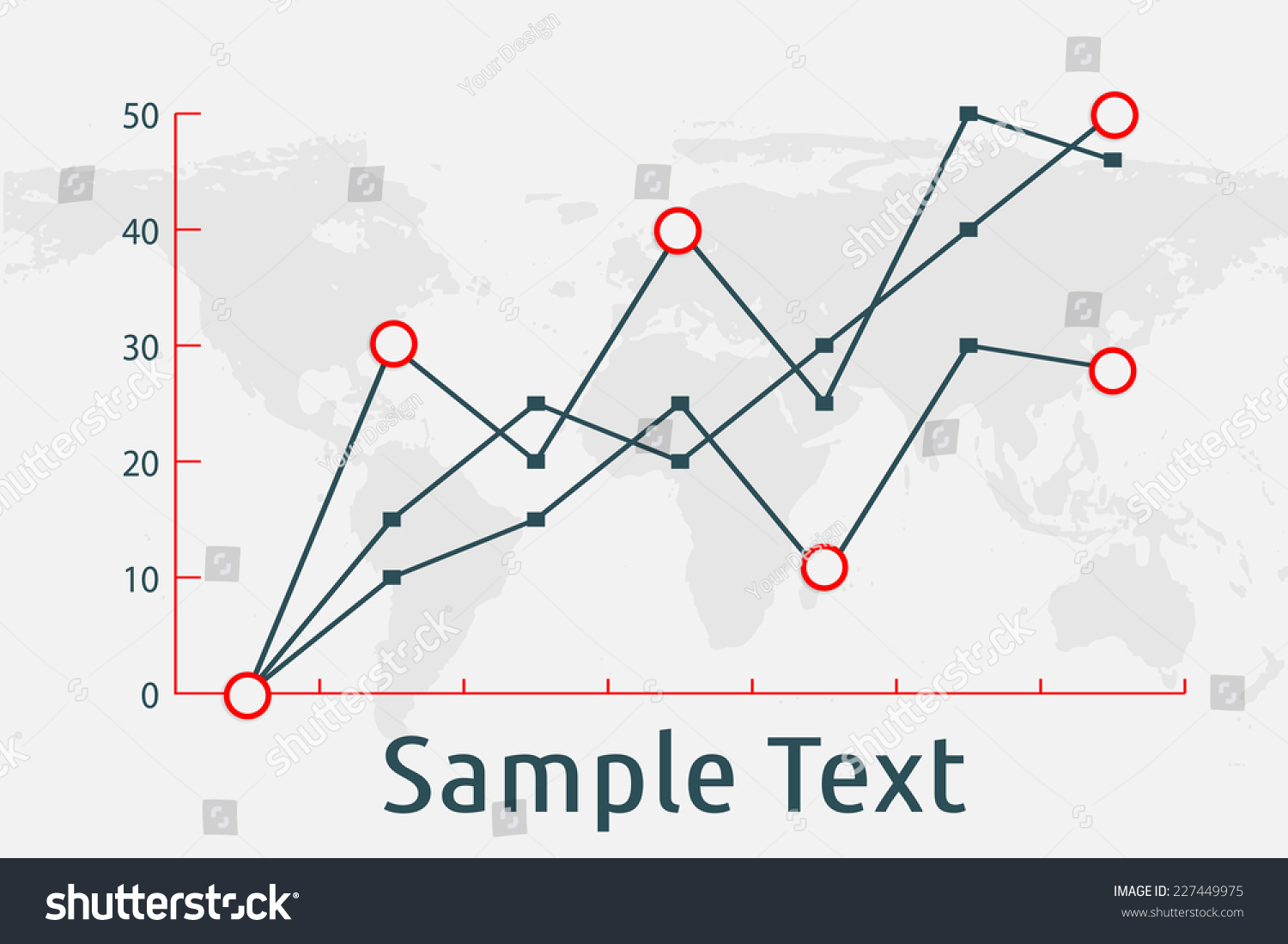 World Map Economy Stat Esp10 Vector Stock Vector (Royalty Free) 227449975