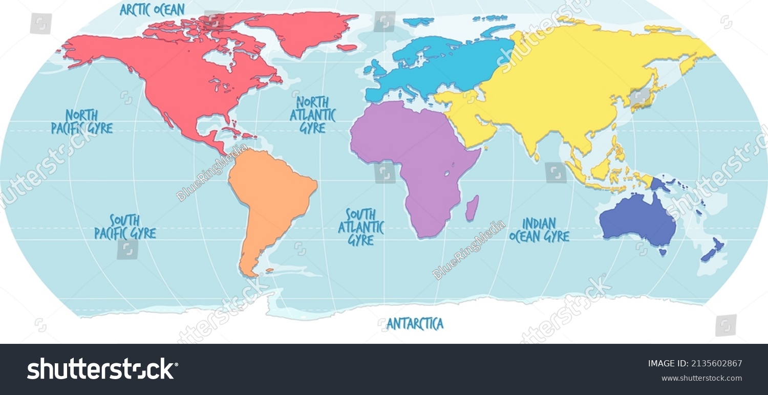 World Map Geography Background Illustration Stock Vector (Royalty Free ...