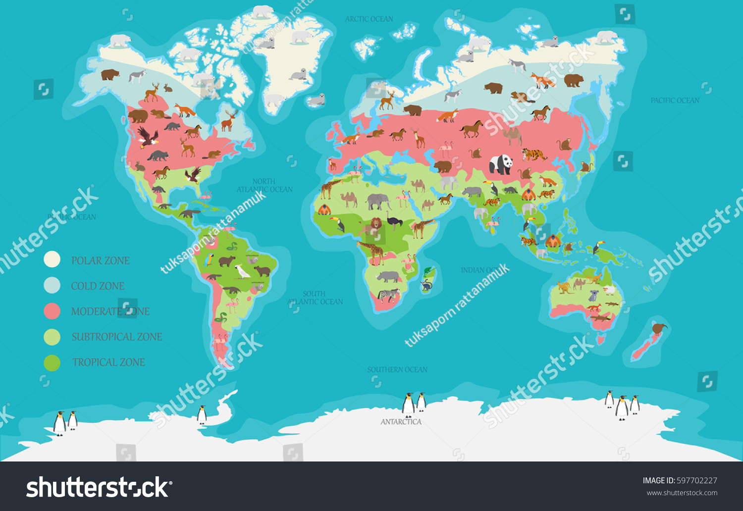 World Map Highly Detailed Vector Illustration Stock Vector (Royalty ...