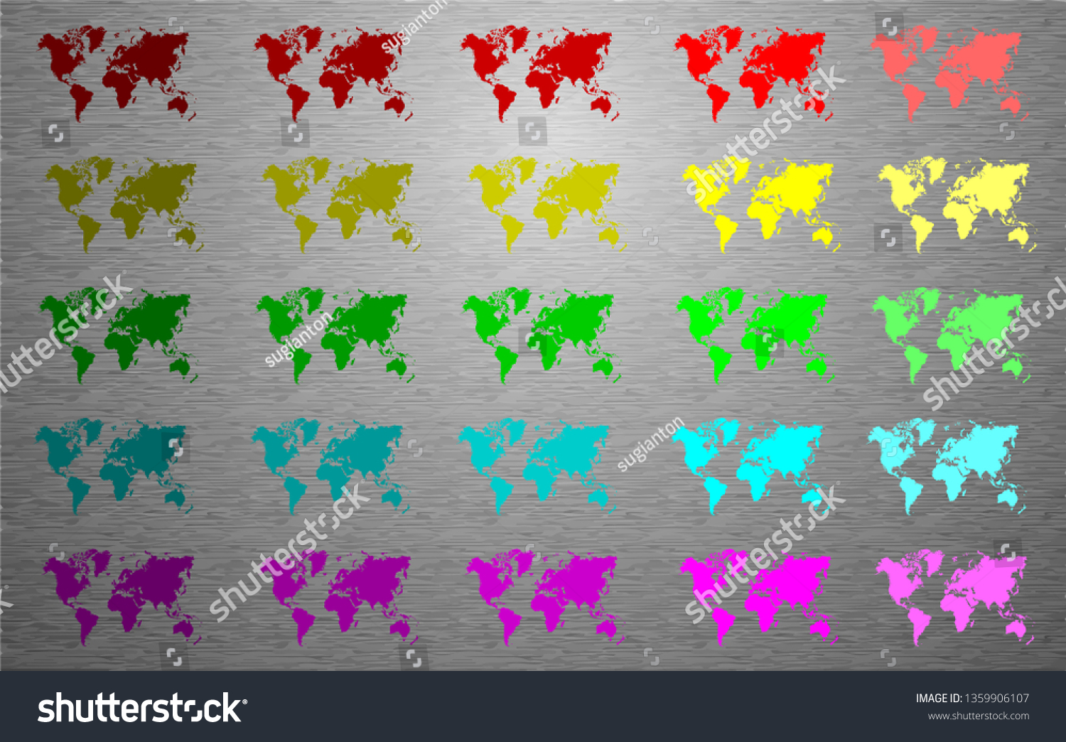 World Map Paper Art Vector Illustration Stock Vector (Royalty Free ...