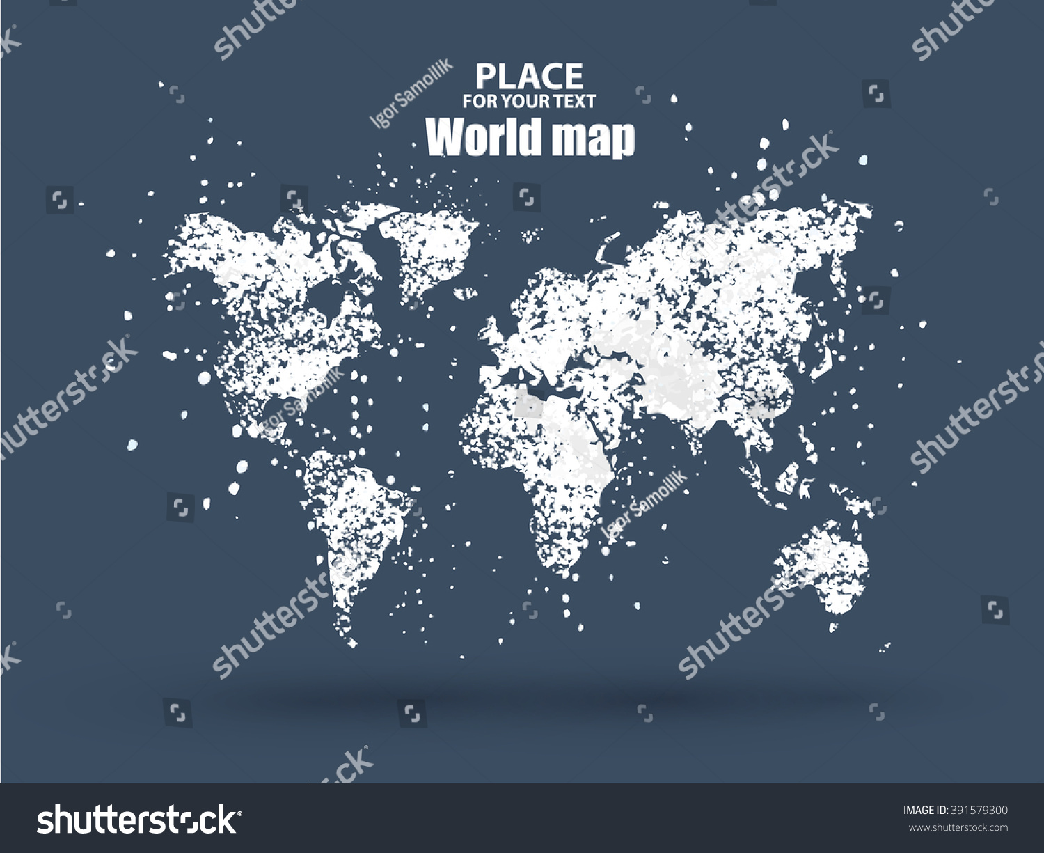 World Map Particle Divergent Composition Vector Stock Vector (Royalty ...