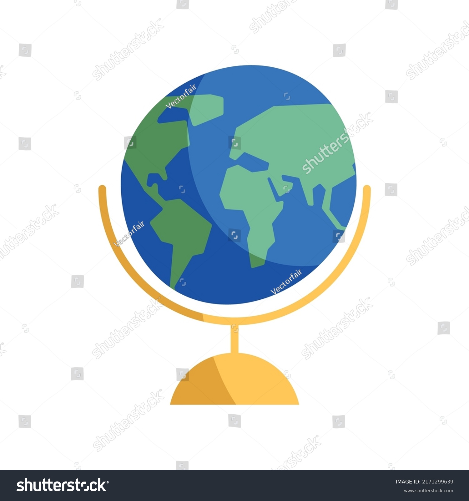 World Map Sphere Supply Icon Stock Vector (Royalty Free) 2171299639 ...
