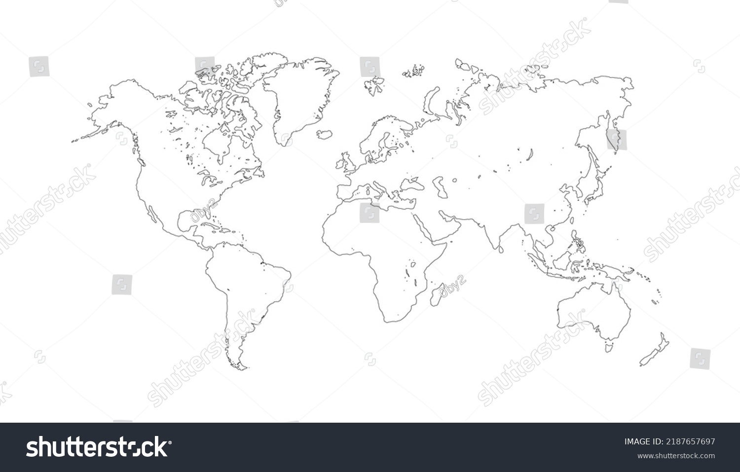 111 Worldmap grey with lines Images, Stock Photos & Vectors | Shutterstock