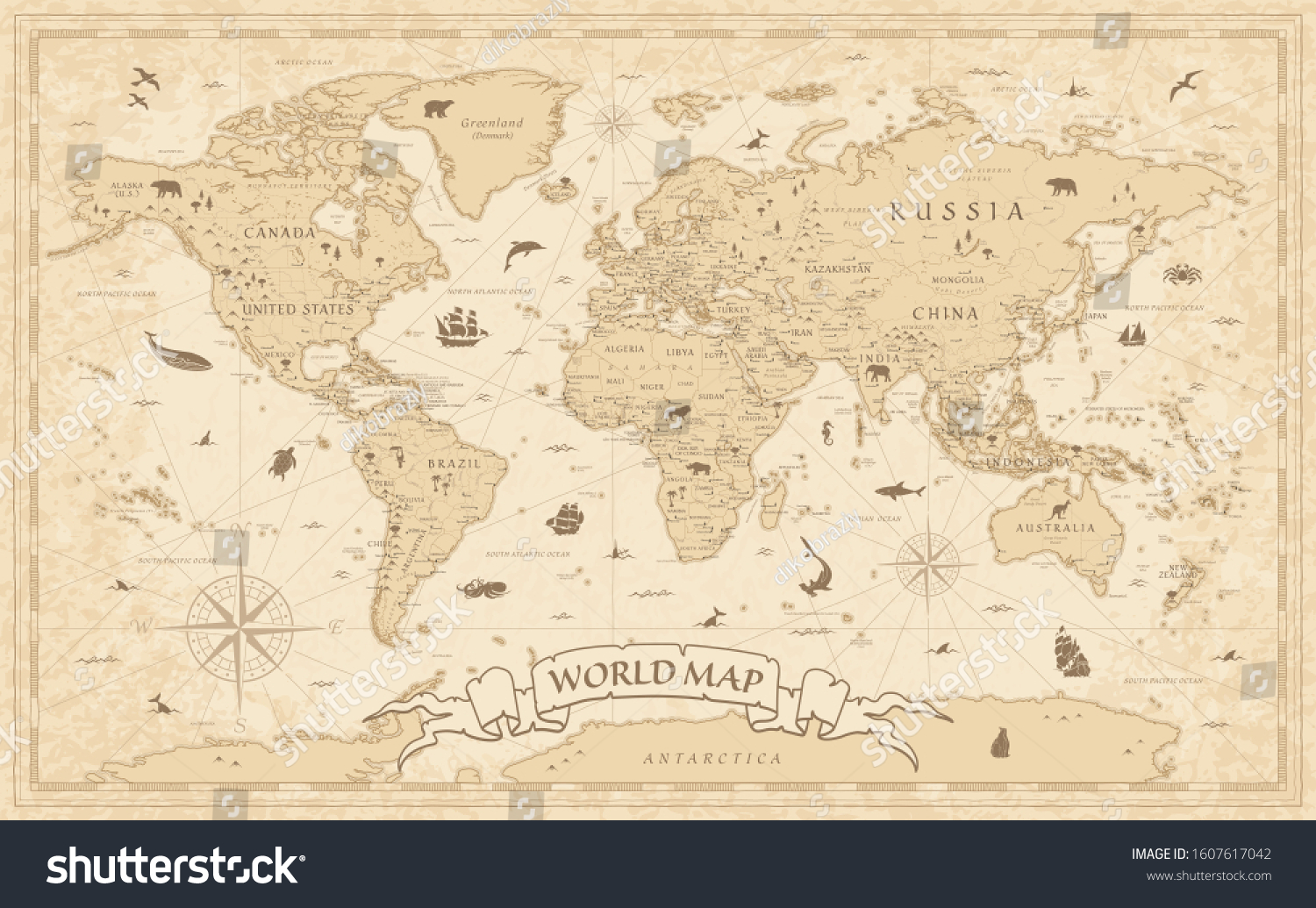 15,658 Vintage ship map Images, Stock Photos & Vectors | Shutterstock