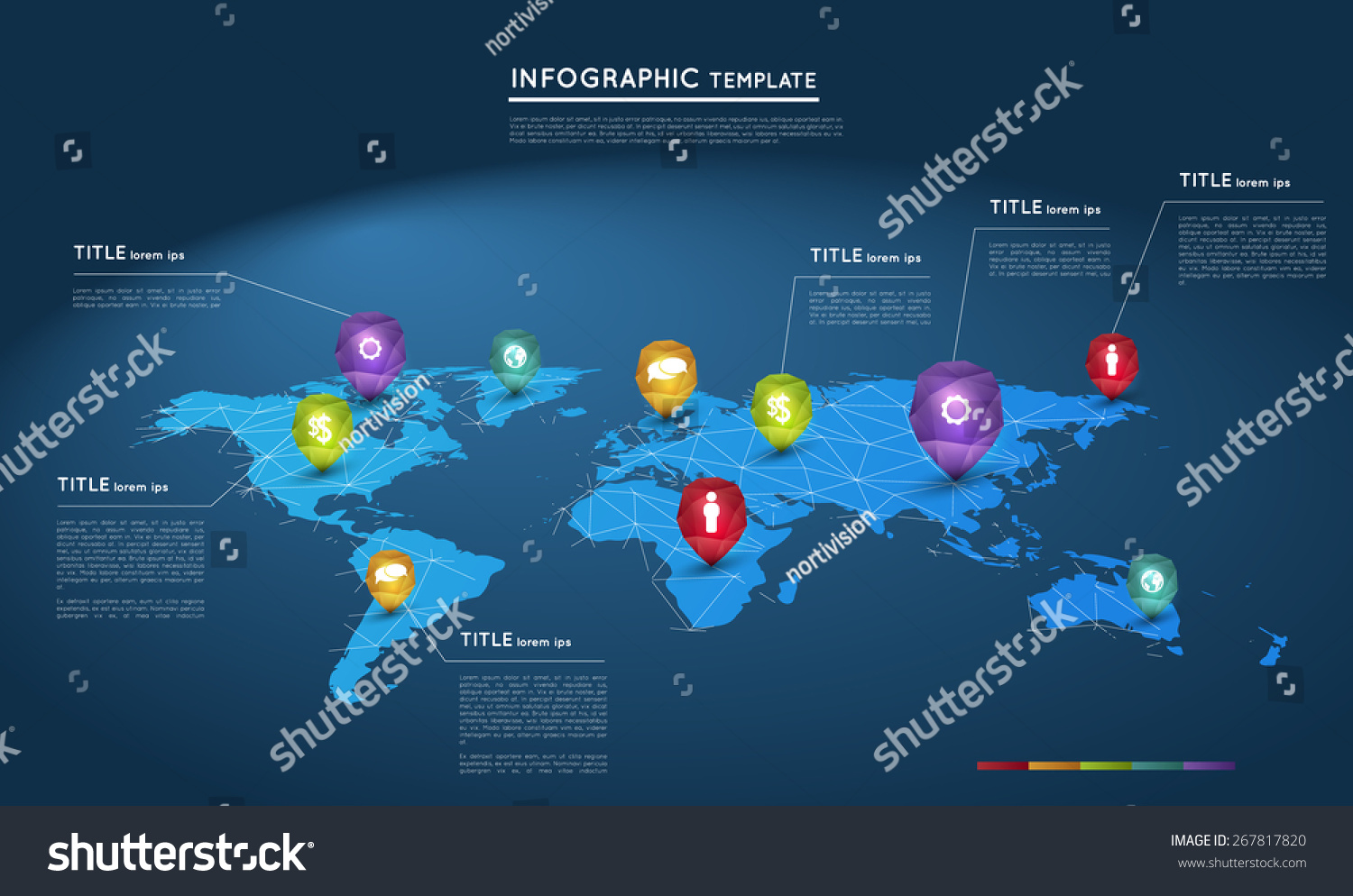 36,139 World map website template 图片、库存照片和矢量图 | Shutterstock