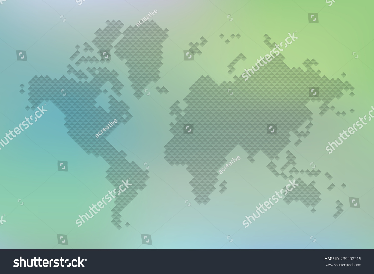 World Map Blur Background Stock Vector (Royalty Free) 239492215 ...