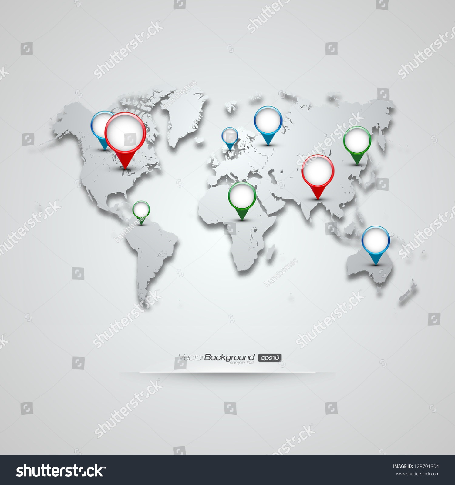 World Map Gps Icons Eps10 Editable: Vector có sẵn (miễn phí bản quyền ...