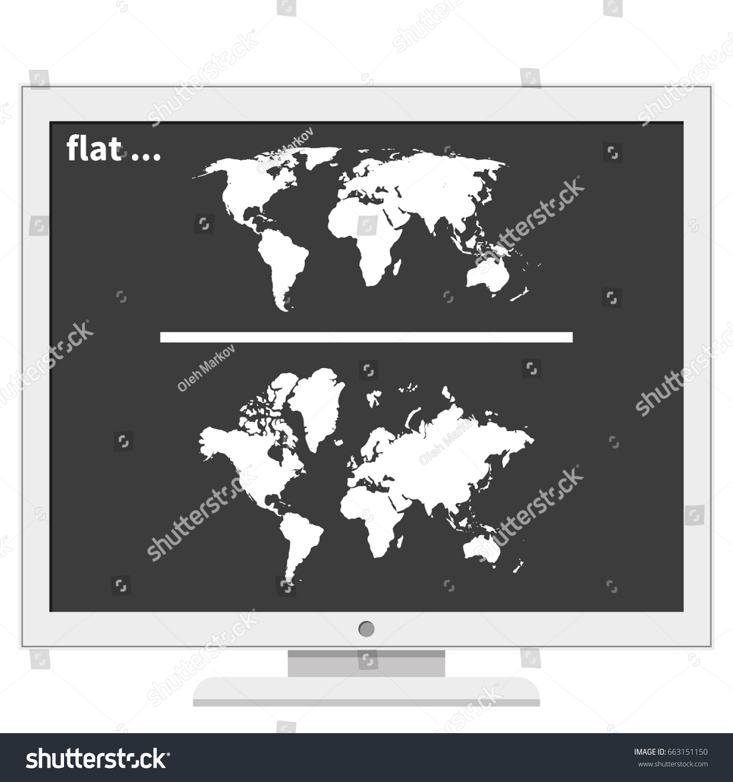 World Maps Icon Stock Vector (Royalty Free) 663151150 | Shutterstock