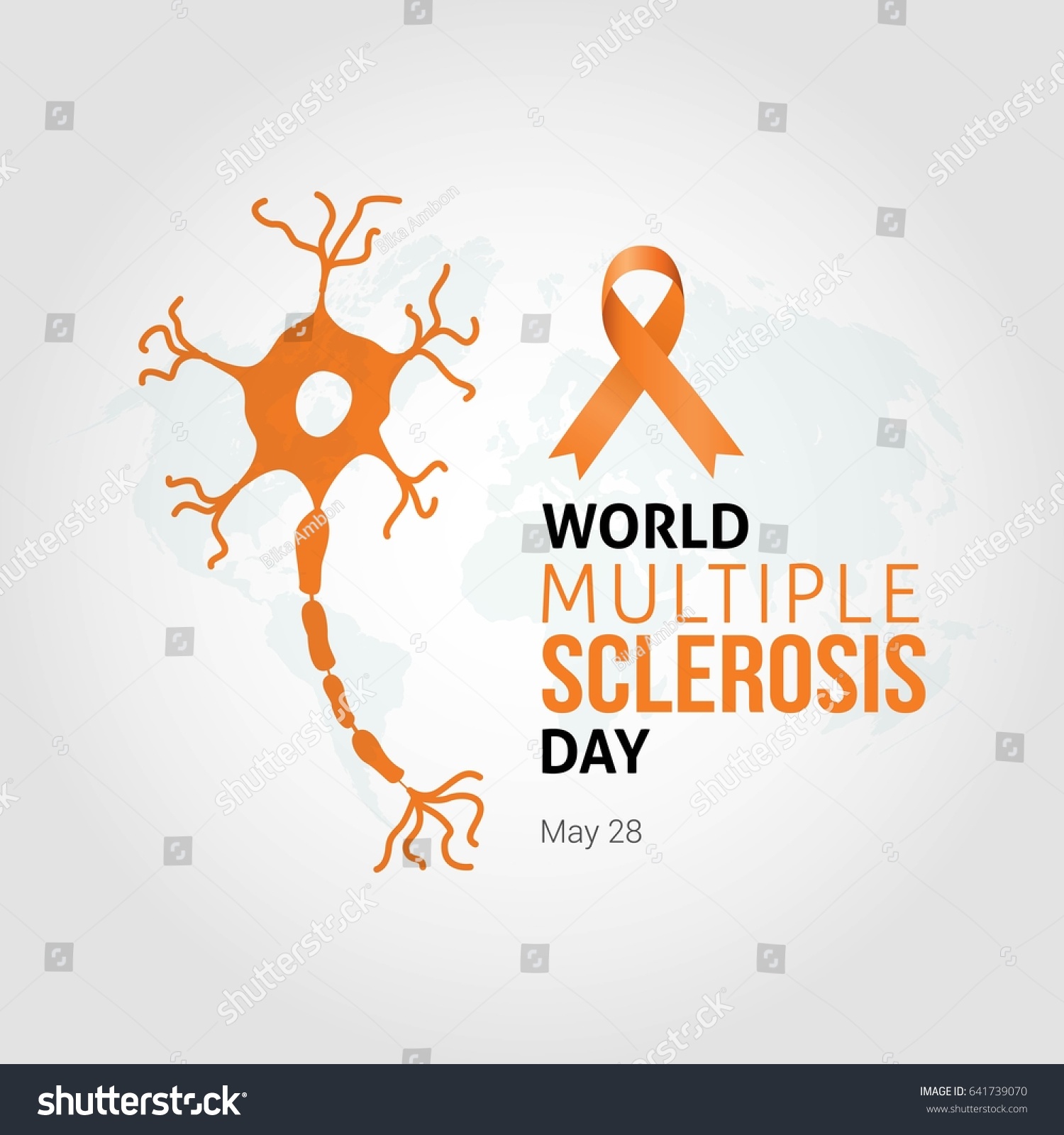 World Multiple Sclerosis Day Stock Vector (Royalty Free) 641739070 ...