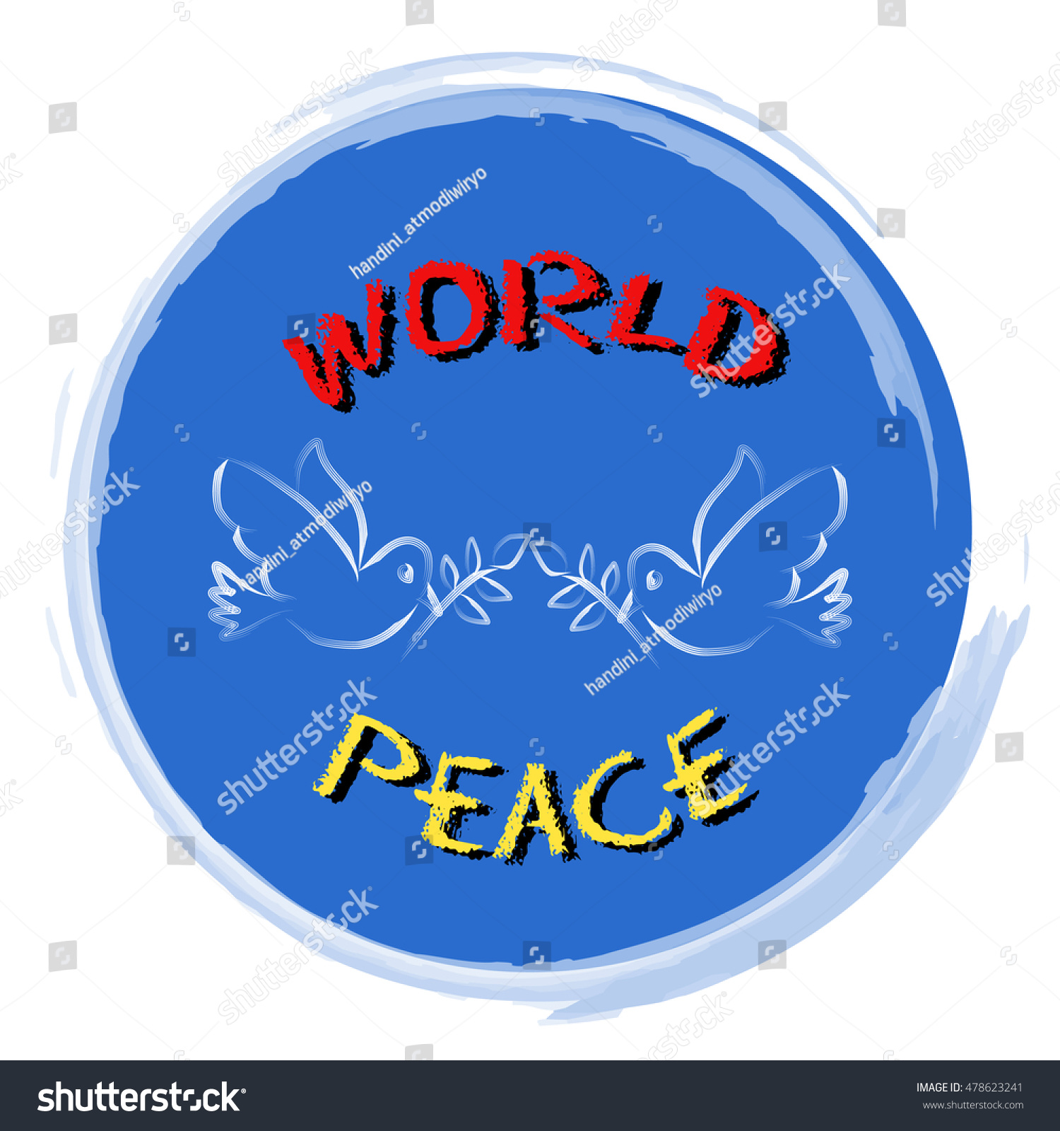 World Peace Stock Vector (Royalty Free) 478623241