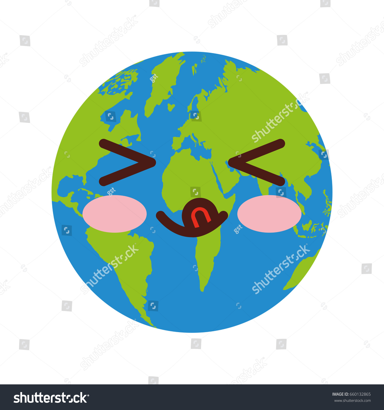 World Planet Earth Comic Character 스톡 벡터(로열티 프리) 660132865 | Shutterstock