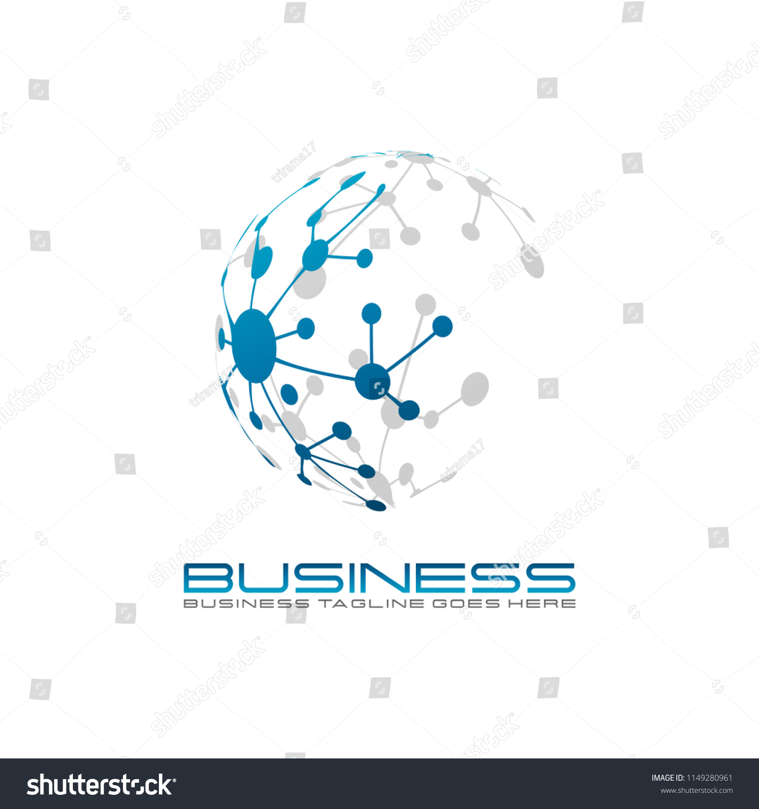 World Tech Logo Design Template Abstract Stock Vector (Royalty Free ...