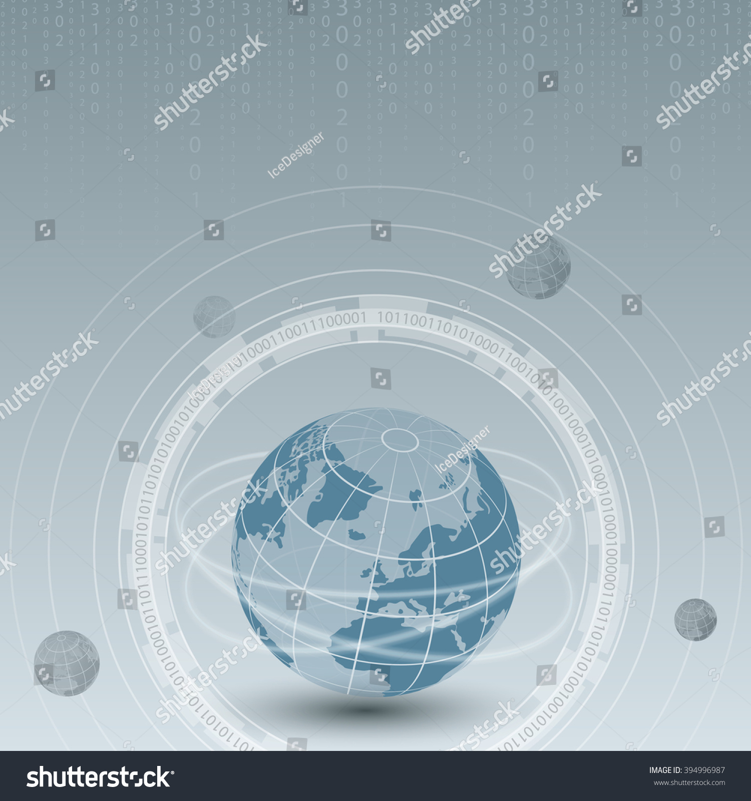 World Technology Background Beautiful Vector Illustration: vector de ...