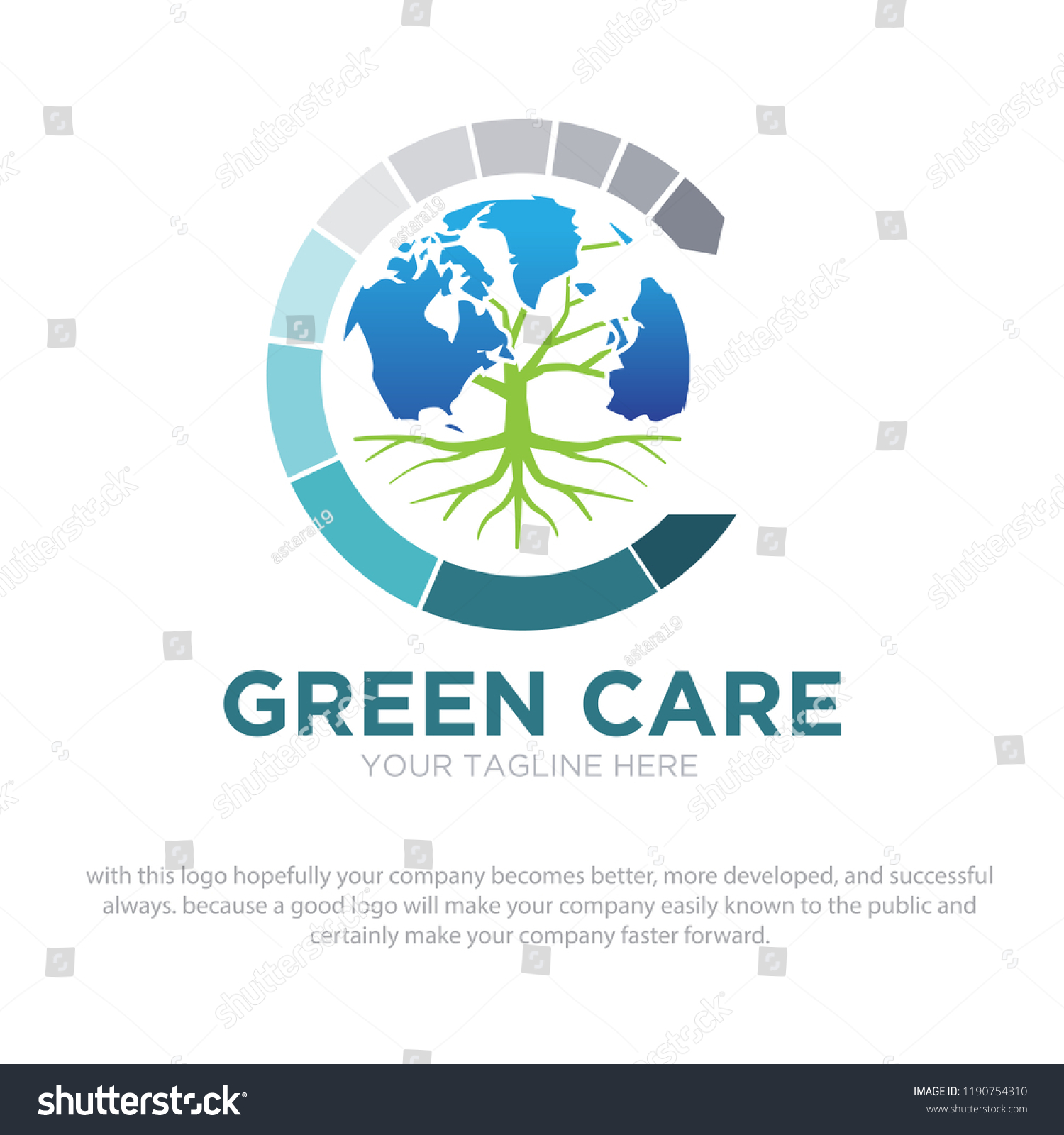 World Tree Logo Designs Stock Vector (Royalty Free) 1190754310 ...