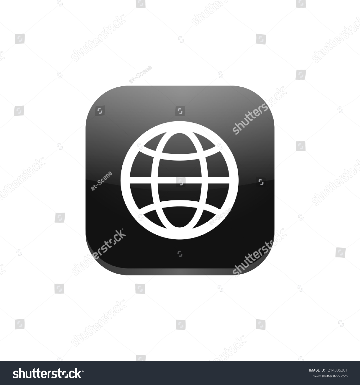 World Wide Web App Icon 스톡 벡터(로열티 프리) 1214335381 | Shutterstock