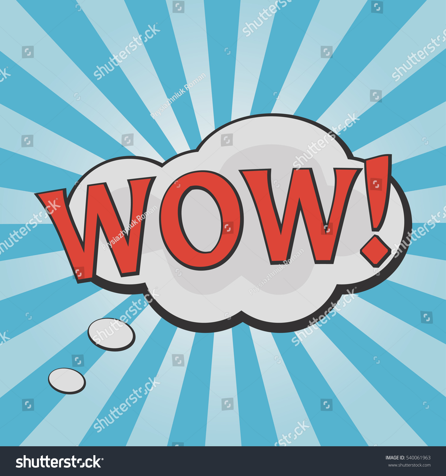 Wow Effect Design Comic Strip Comic: vector de stock (libre de regalías ...