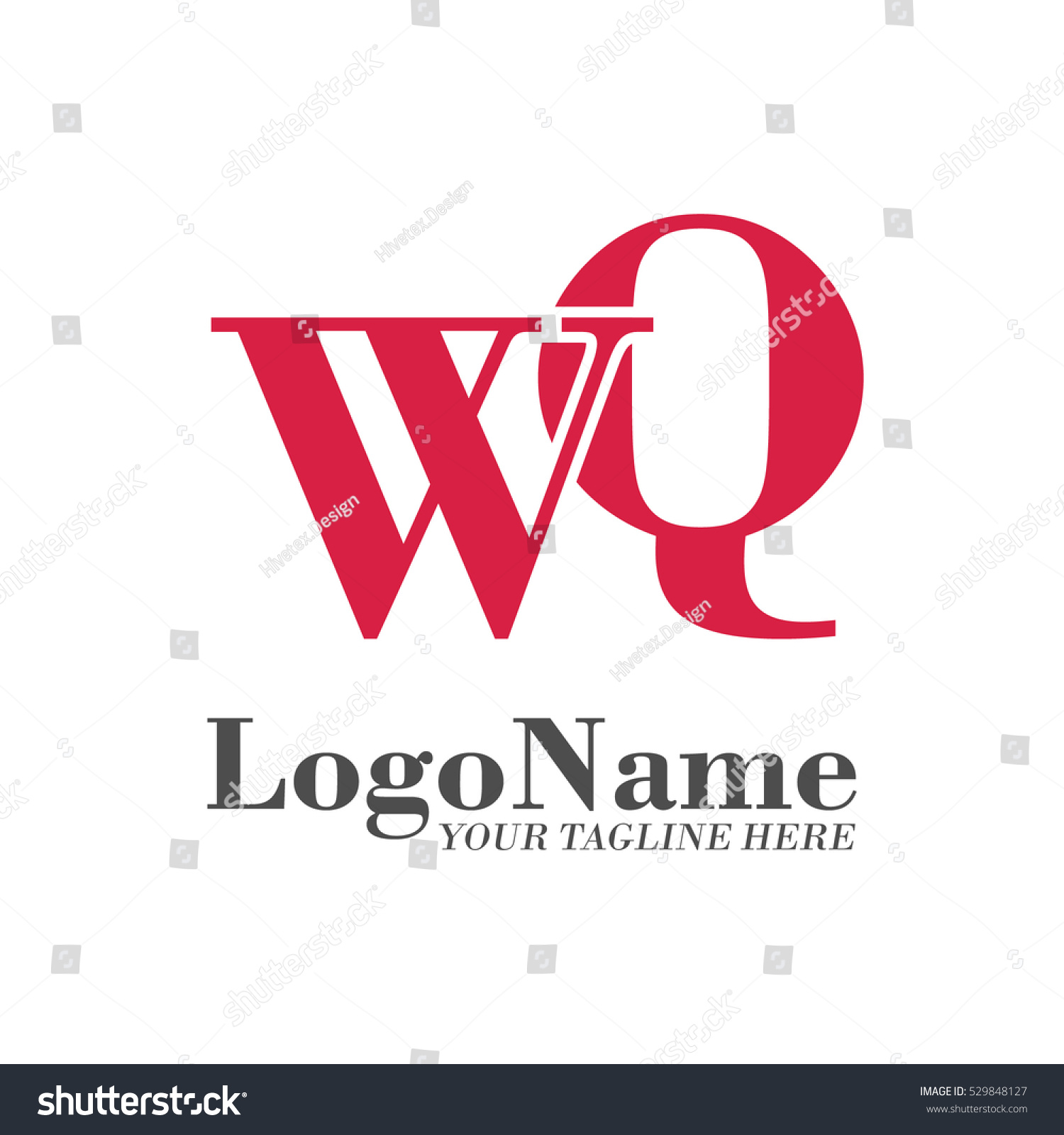 Wq Logo Stock Vector (Royalty Free) 529848127