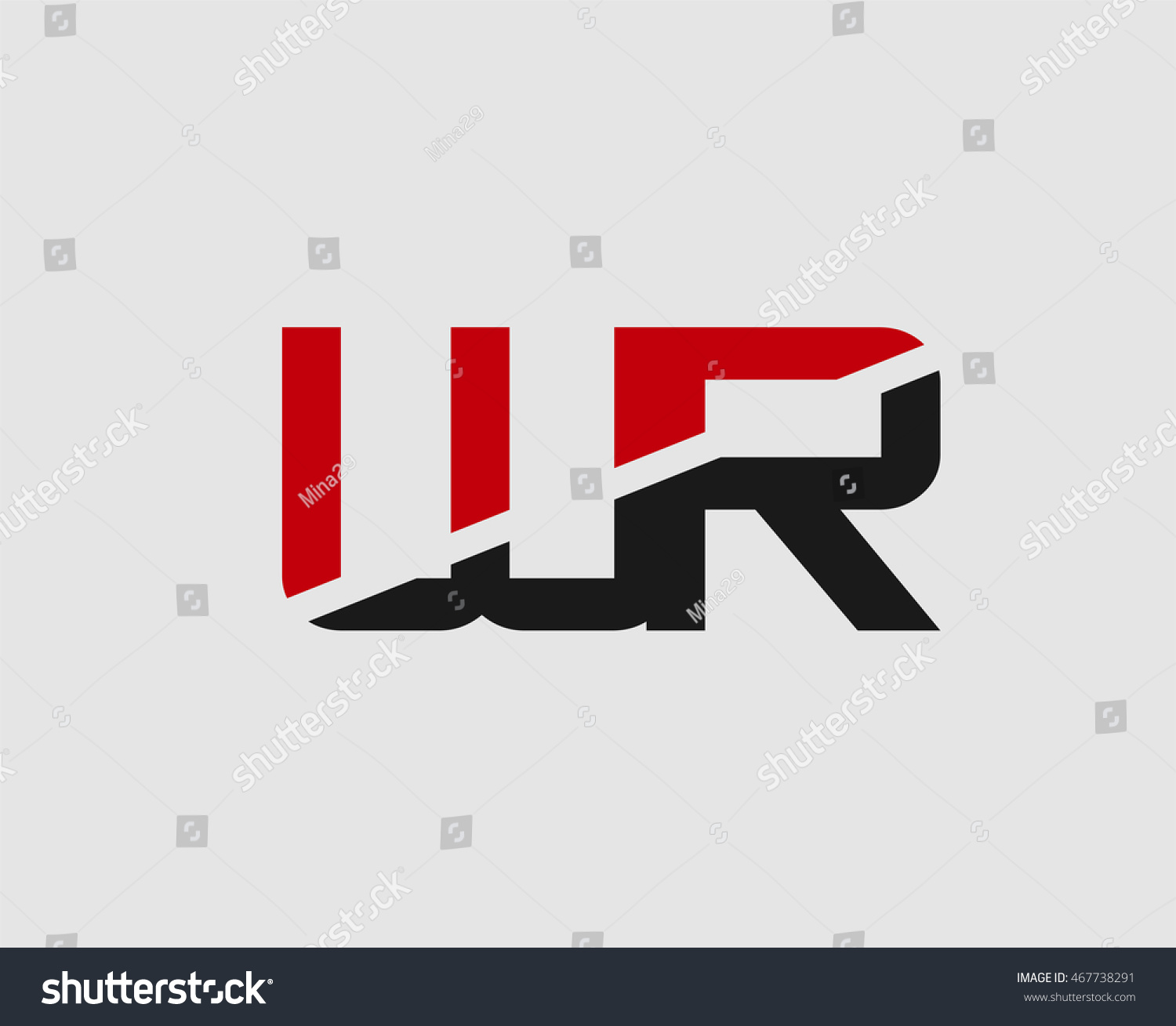 Wr Initial Company Group Logo Stock Vector (Royalty Free) 467738291 ...