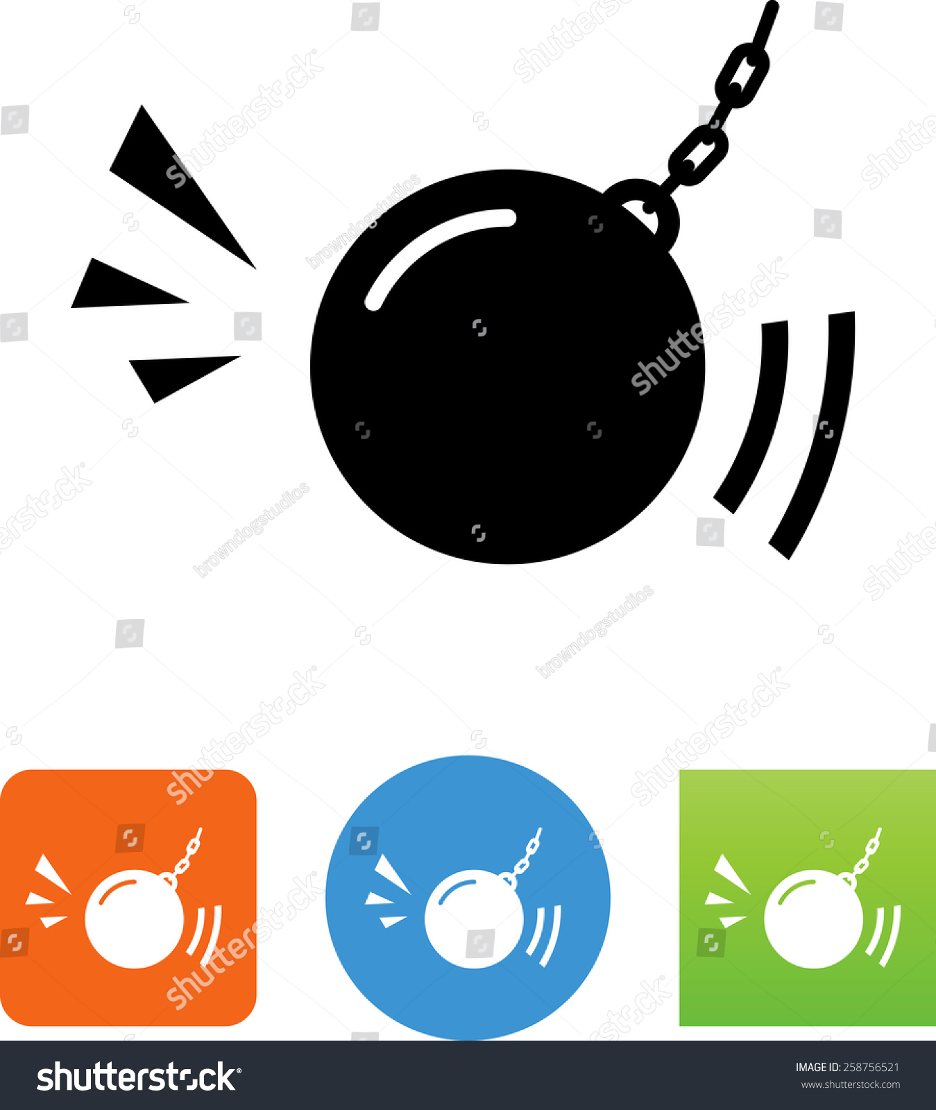 1,233 Wrecking ball icon Images, Stock Photos & Vectors | Shutterstock