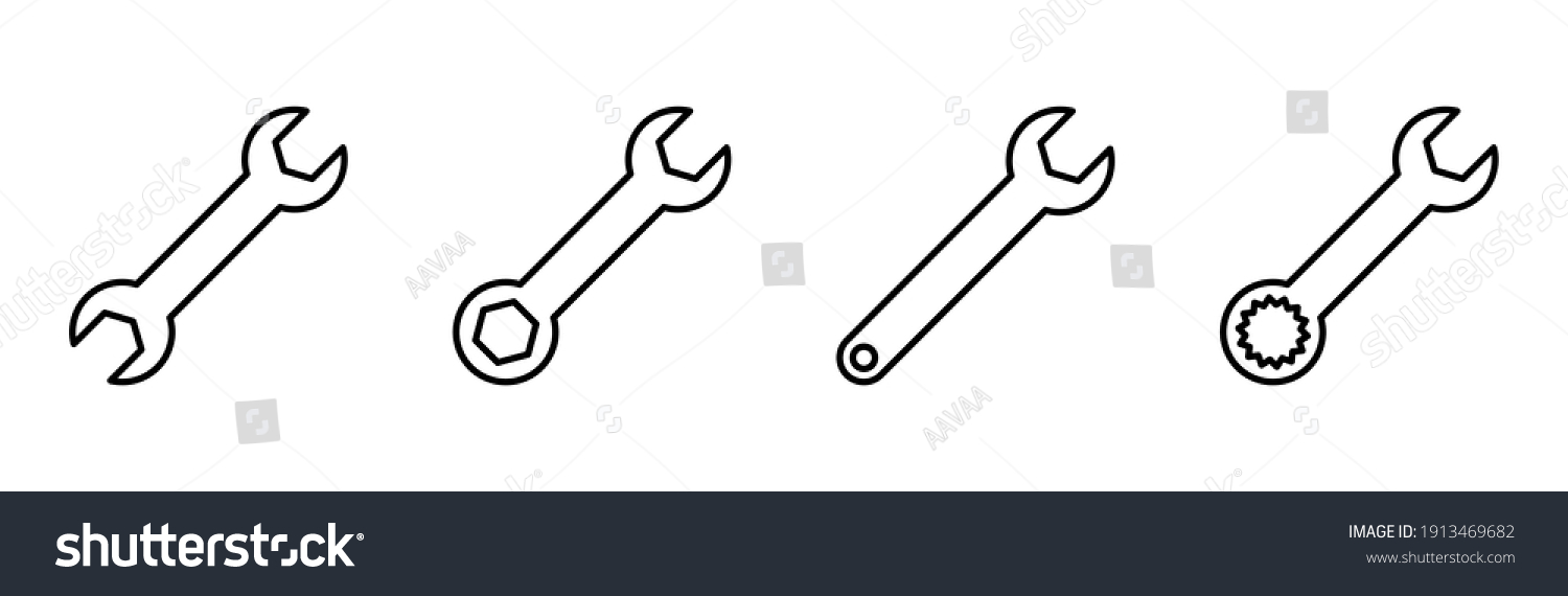 59,822 Adjustable spanner icon Images, Stock Photos & Vectors ...