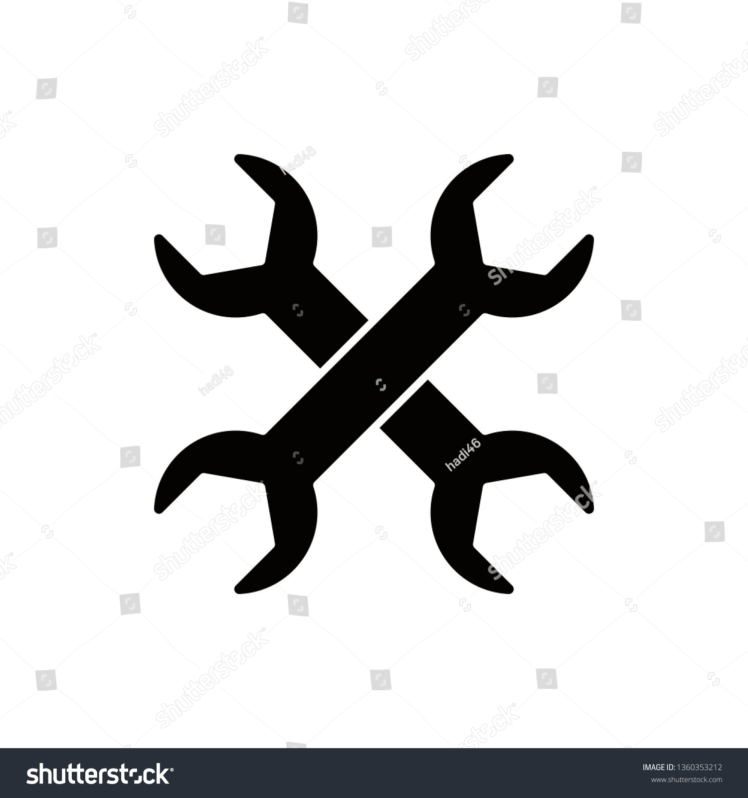 Wrench Vector Logo Stock Vector (Royalty Free) 1360353212 | Shutterstock