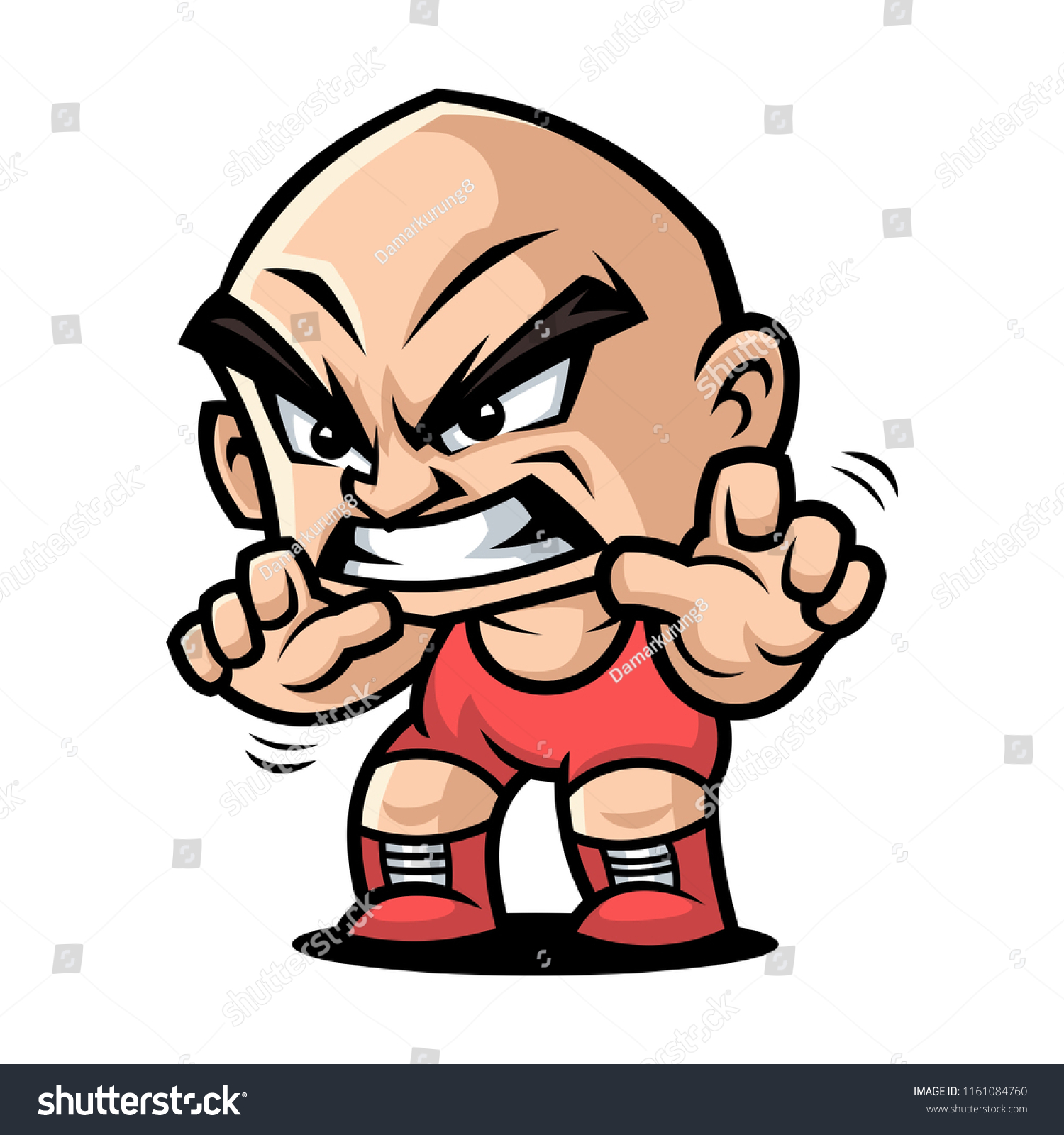 Wrestling Midget Design Vector Stock Vector (Royalty Free) 1161084760 ...