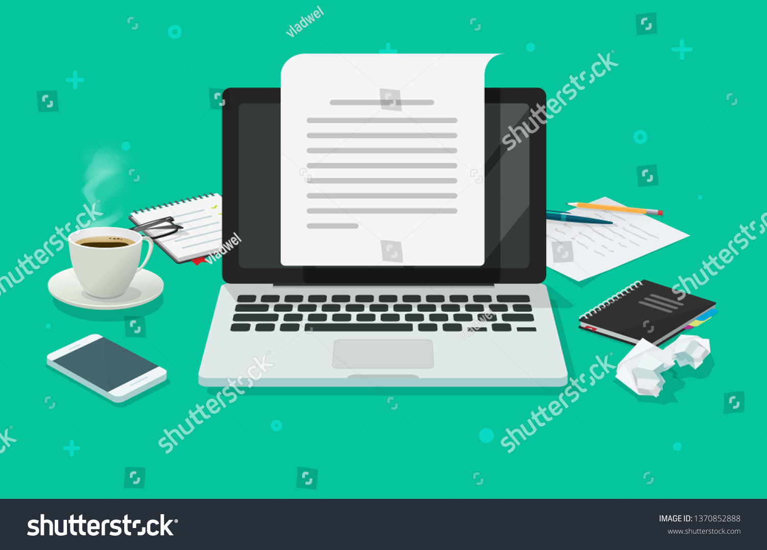 28,073 Blog laptop illustration Images, Stock Photos & Vectors ...