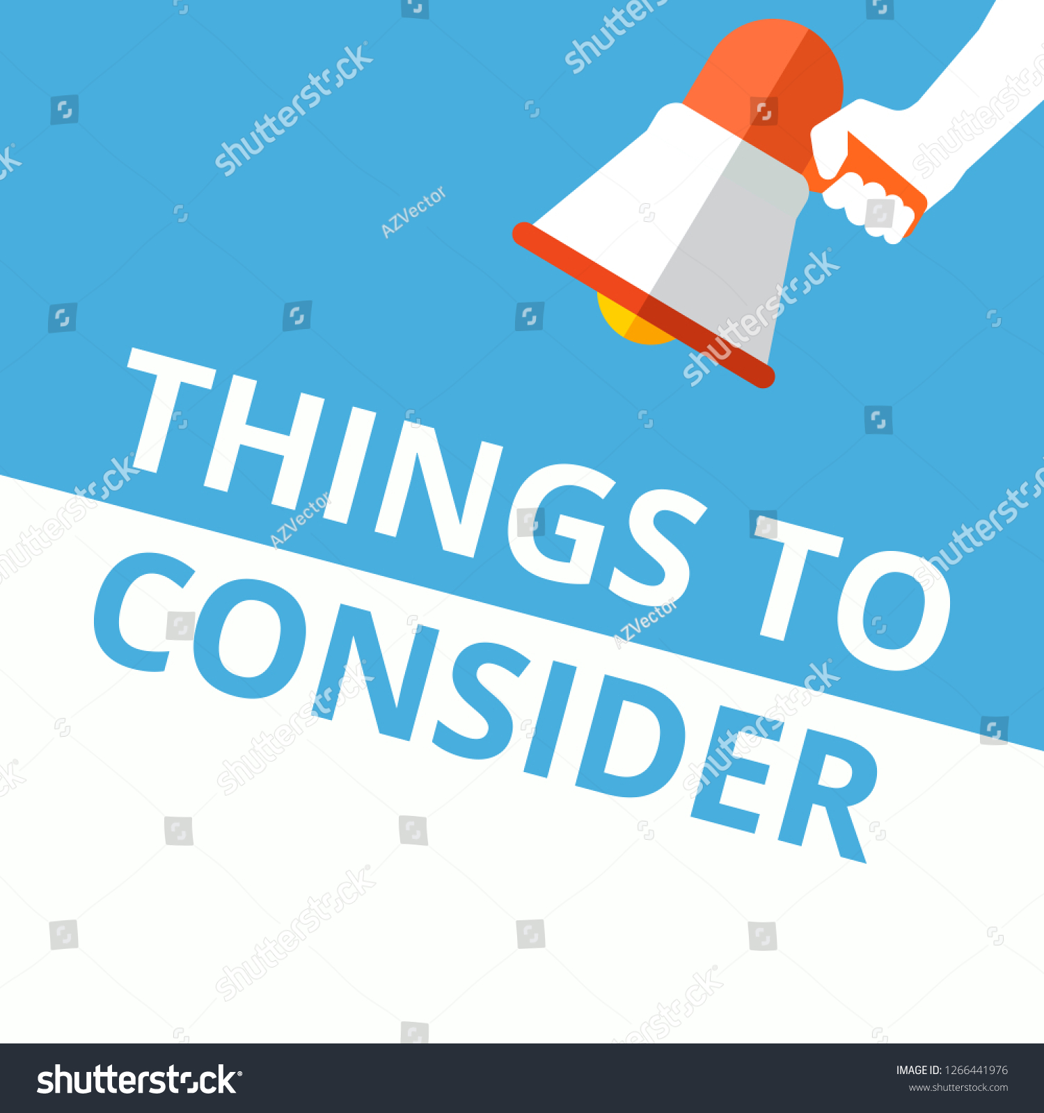 Writing Note Showing Things Consider Vector Stock Vector (Royalty Free ...
