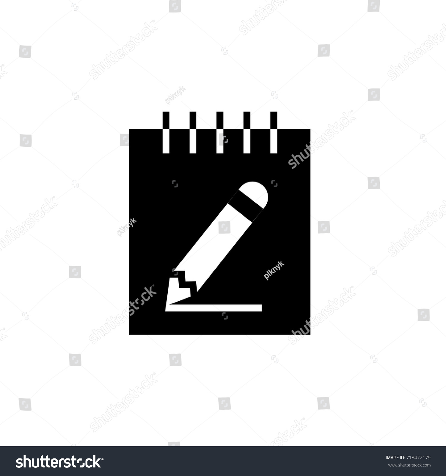 Writing Vector Logoicon Illustration Stock Vector (Royalty Free) 718472179