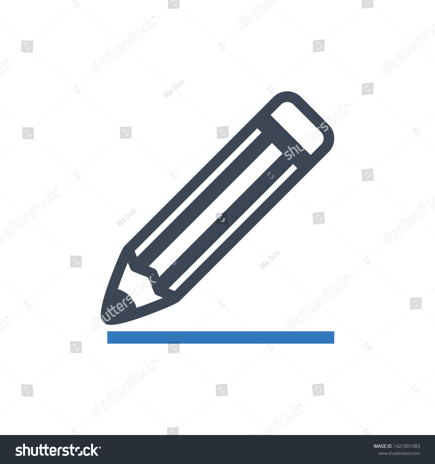 Writing Write Drawing Draw Icon Stock Vector (Royalty Free) 1421001983 ...