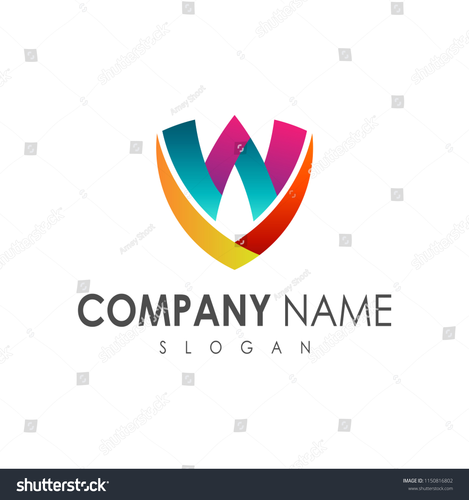 Wv Shield Logo Vw Shield Logo Stock Vector (Royalty Free) 1150816802 ...