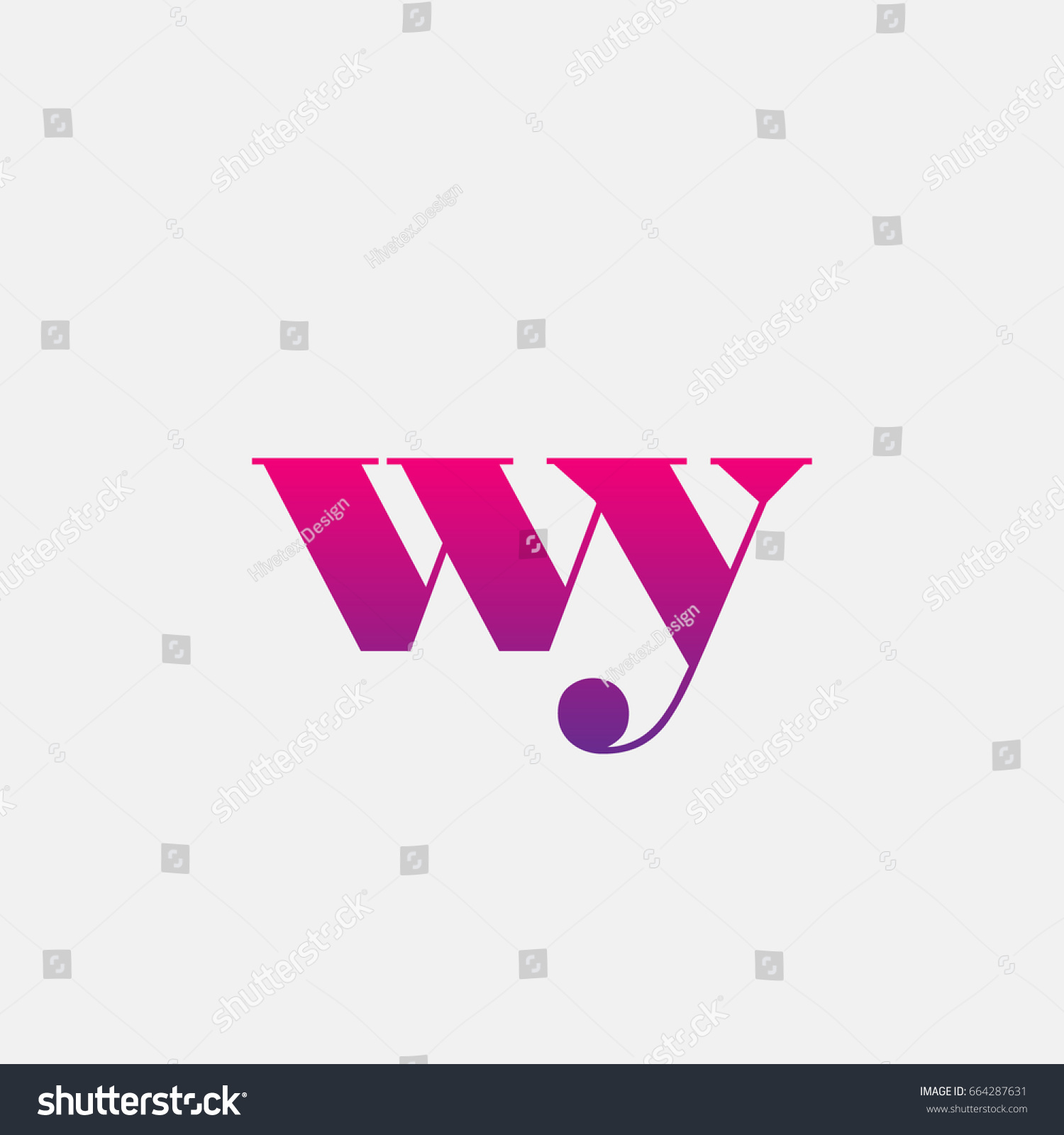 Wy Logo Stock Vector (Royalty Free) 664287631 | Shutterstock
