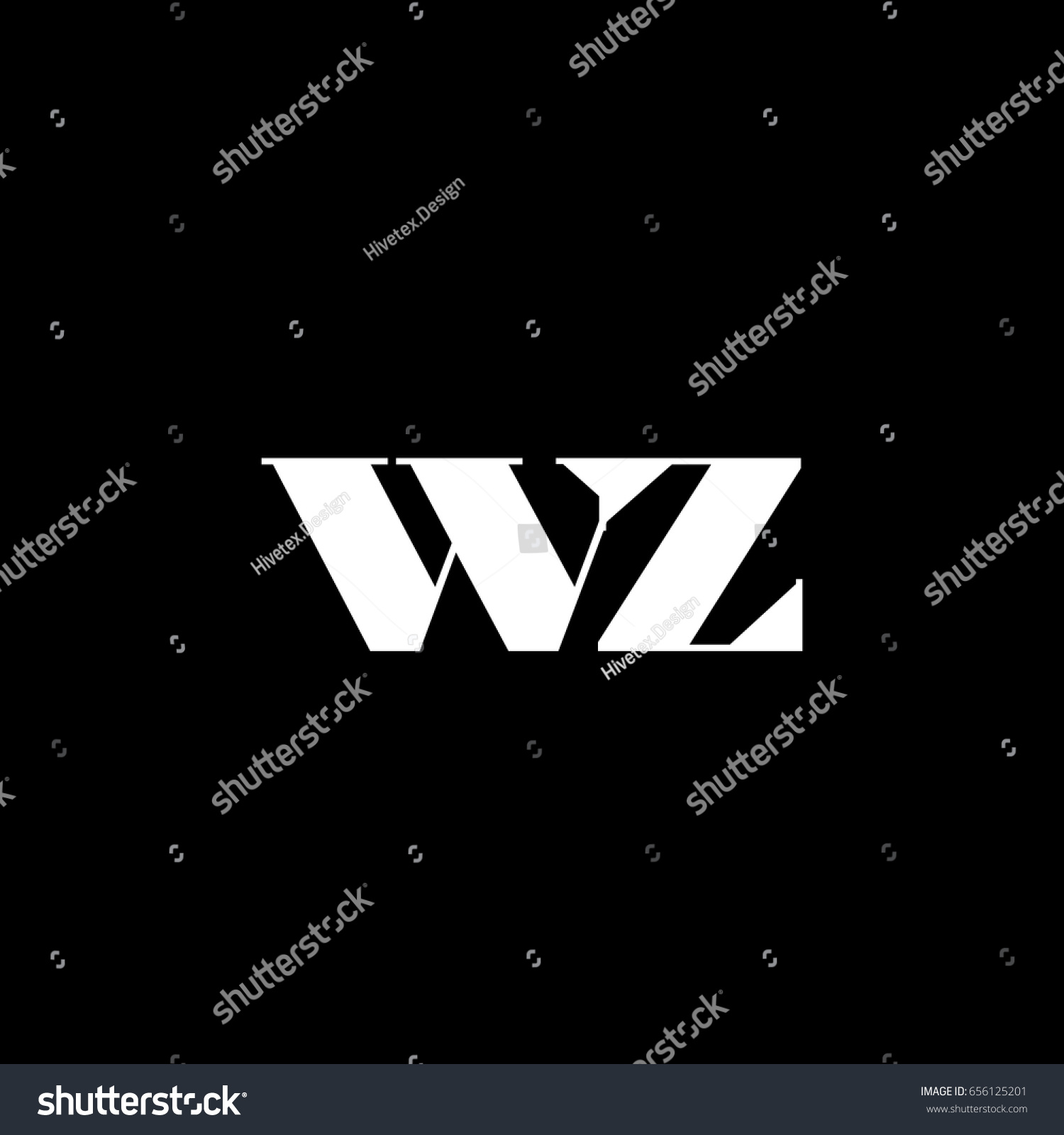 Wz Logo Stock Vector (Royalty Free) 656125201 | Shutterstock