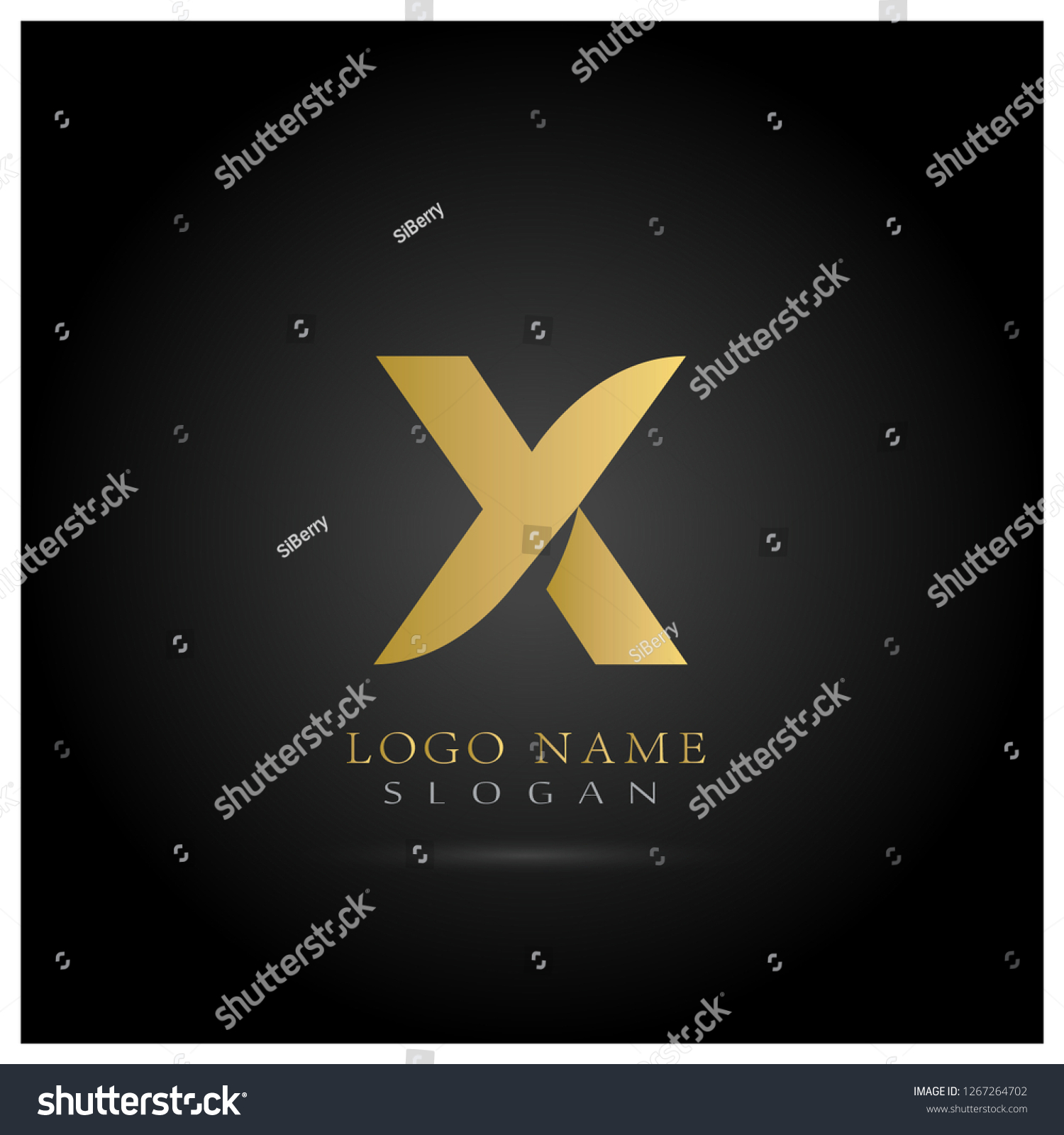 X Logo Symbol Icon Vector Template: vector de stock (libre de regalías ...