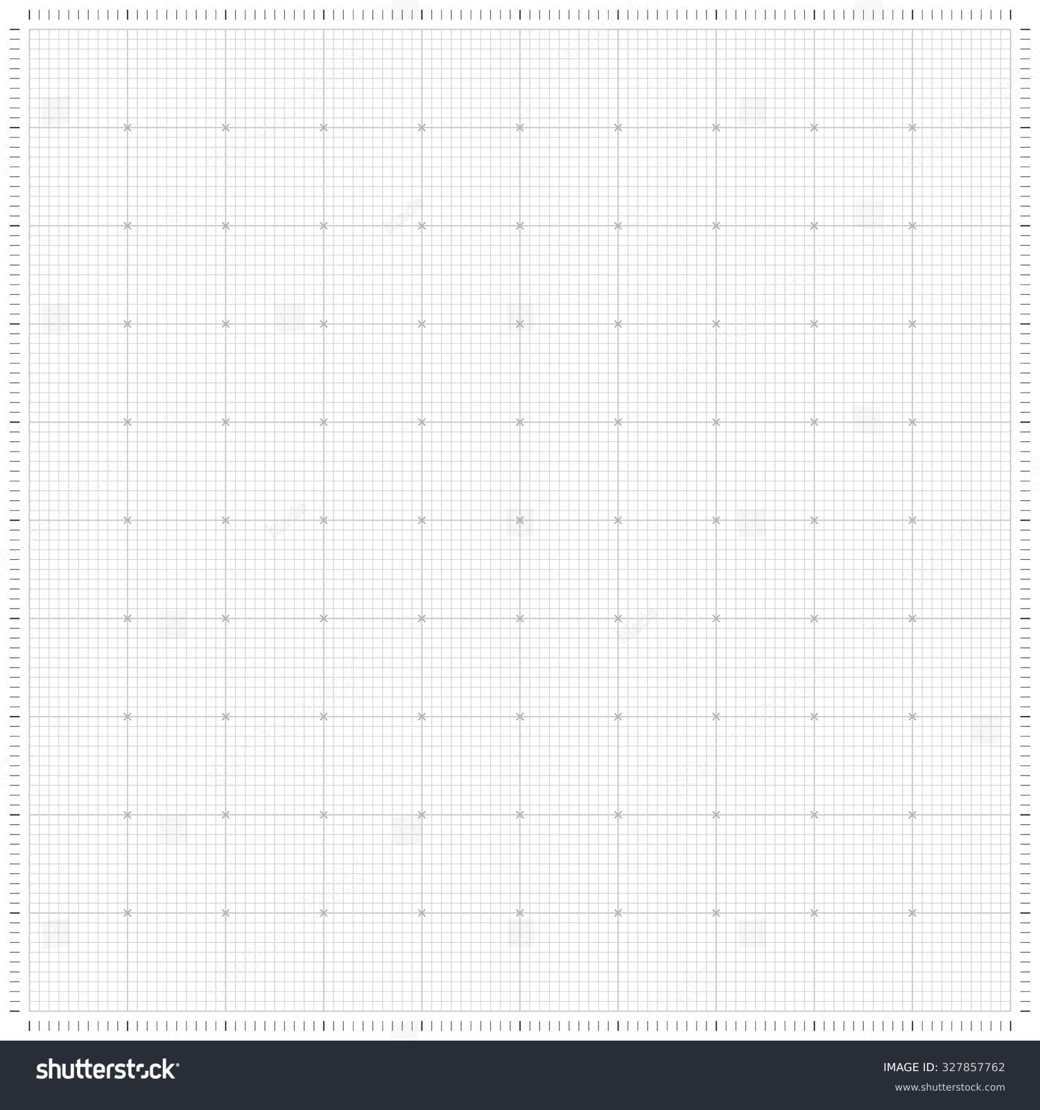 XXL Millimeter Paper Graph Paper Plotting Stock Vector (Royalty Free ...