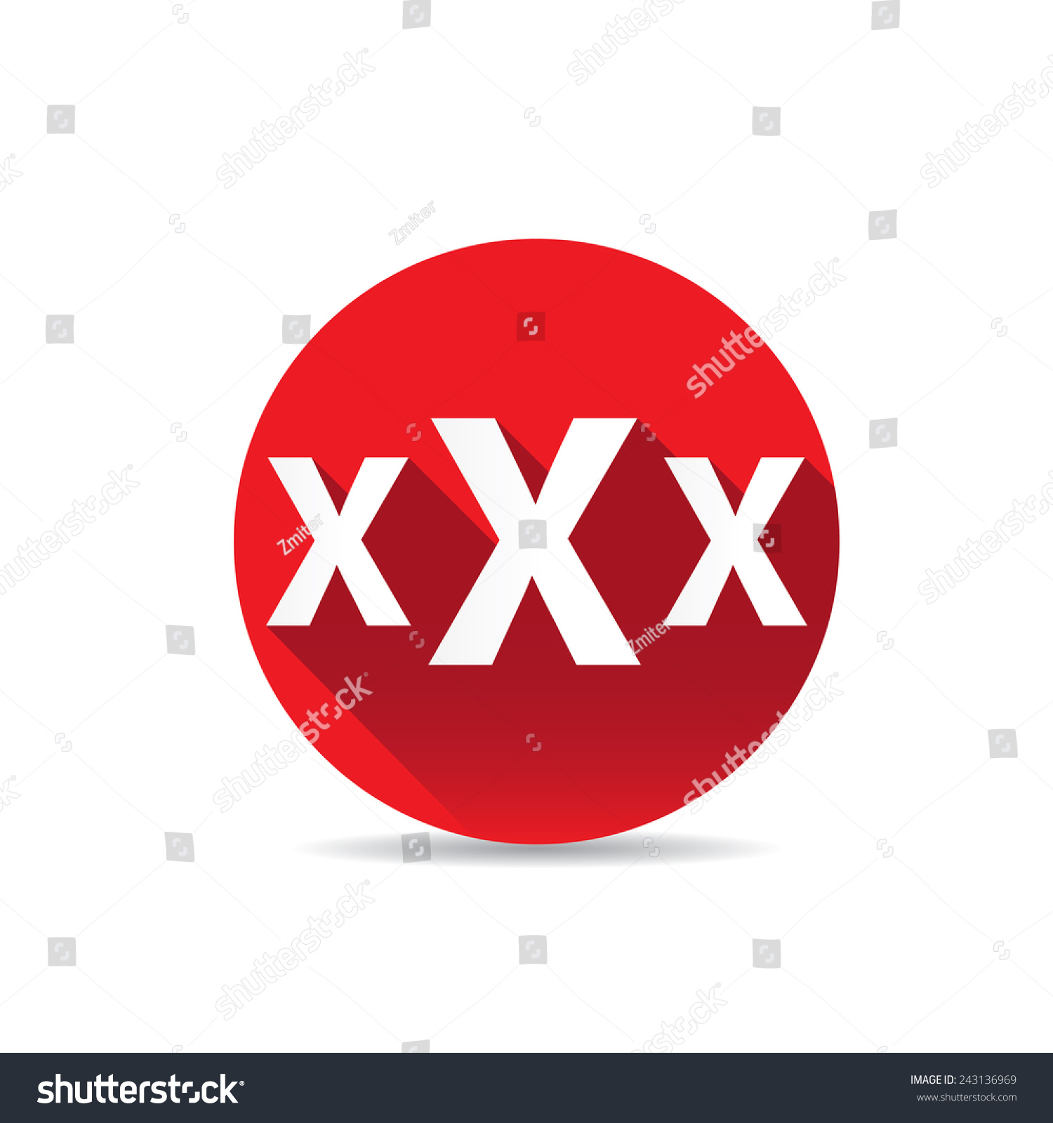 Xxx Icon Stock Vector (Royalty Free) 243136969 | Shutterstock