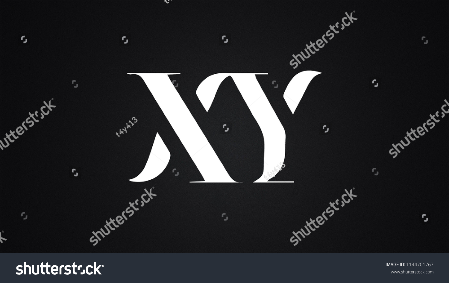 Xy Letter Logo Design Template Vector: เวกเตอร์สต็อก (ปลอดค่าลิขสิทธิ์ ...
