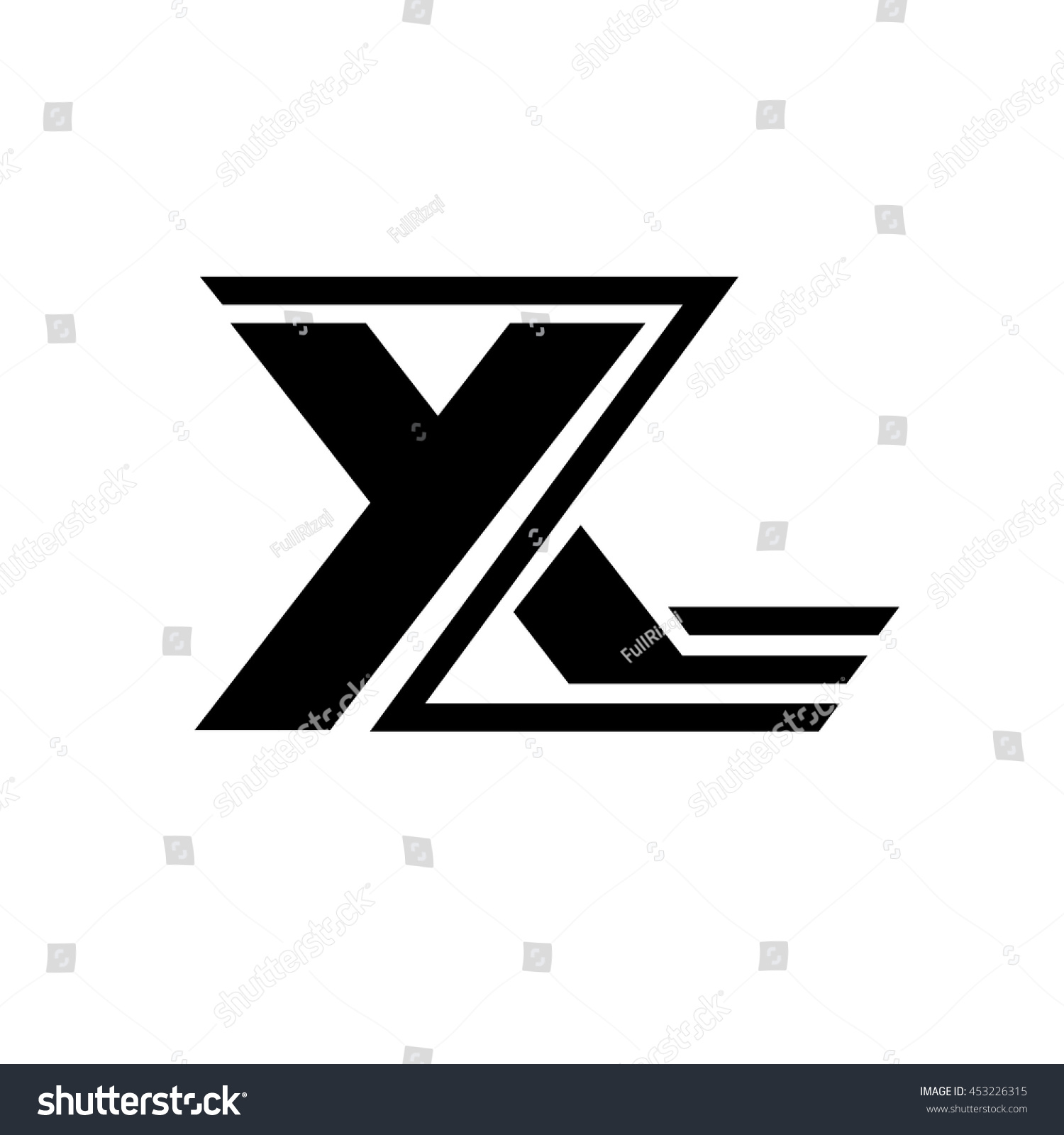 Xyz Logo Stock Vector (Royalty Free) 453226315