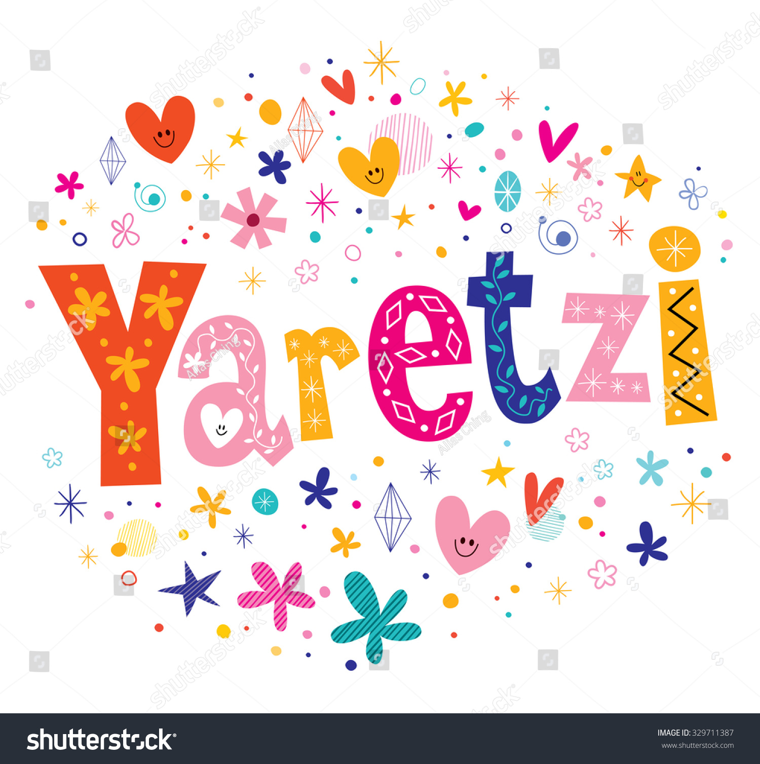 Yaretzi Stock Vector (Royalty Free) 329711387 | Shutterstock