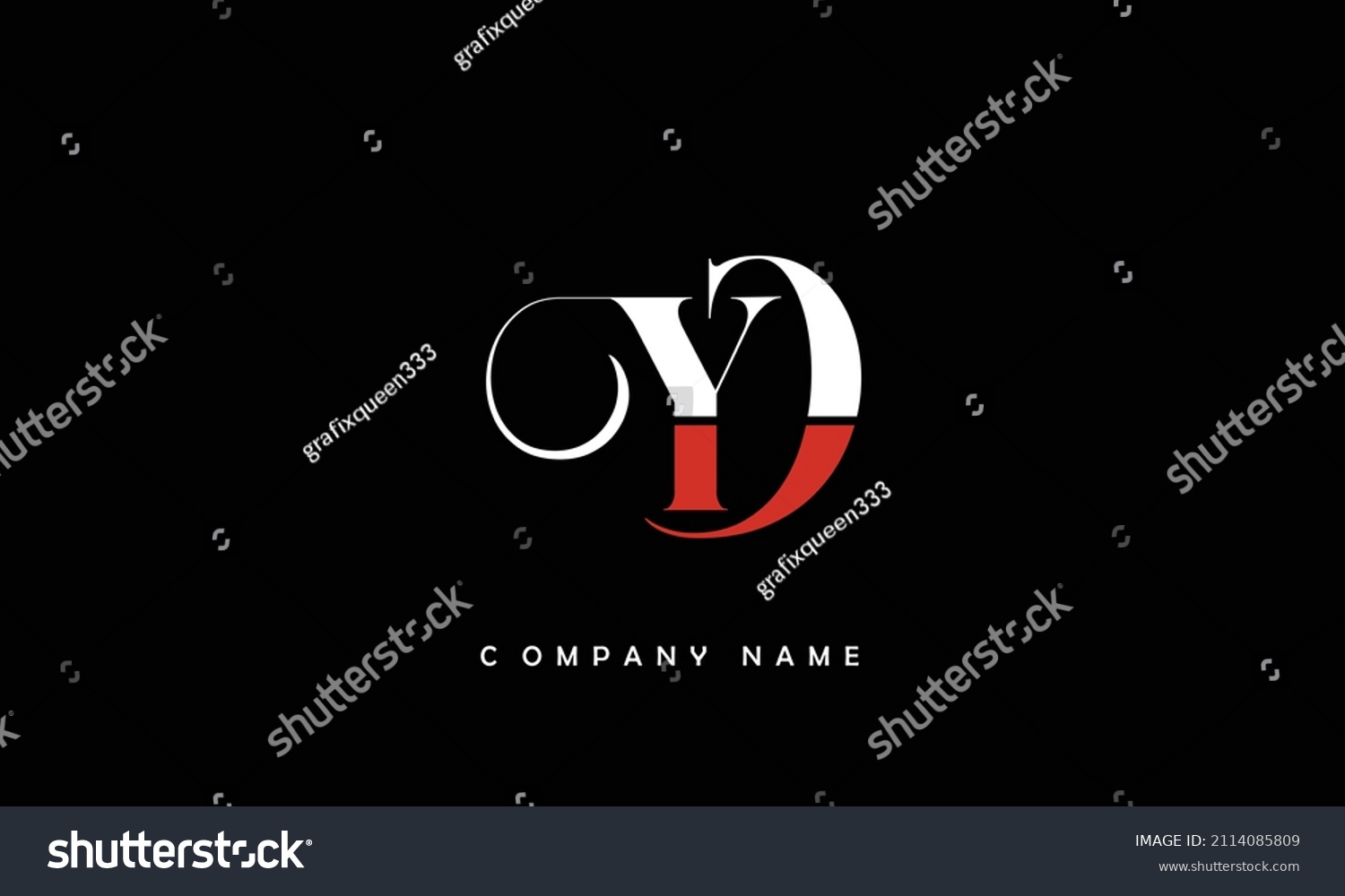 Yd Dy Alphabets Letters Logo Monogram Stock Vector (Royalty Free ...