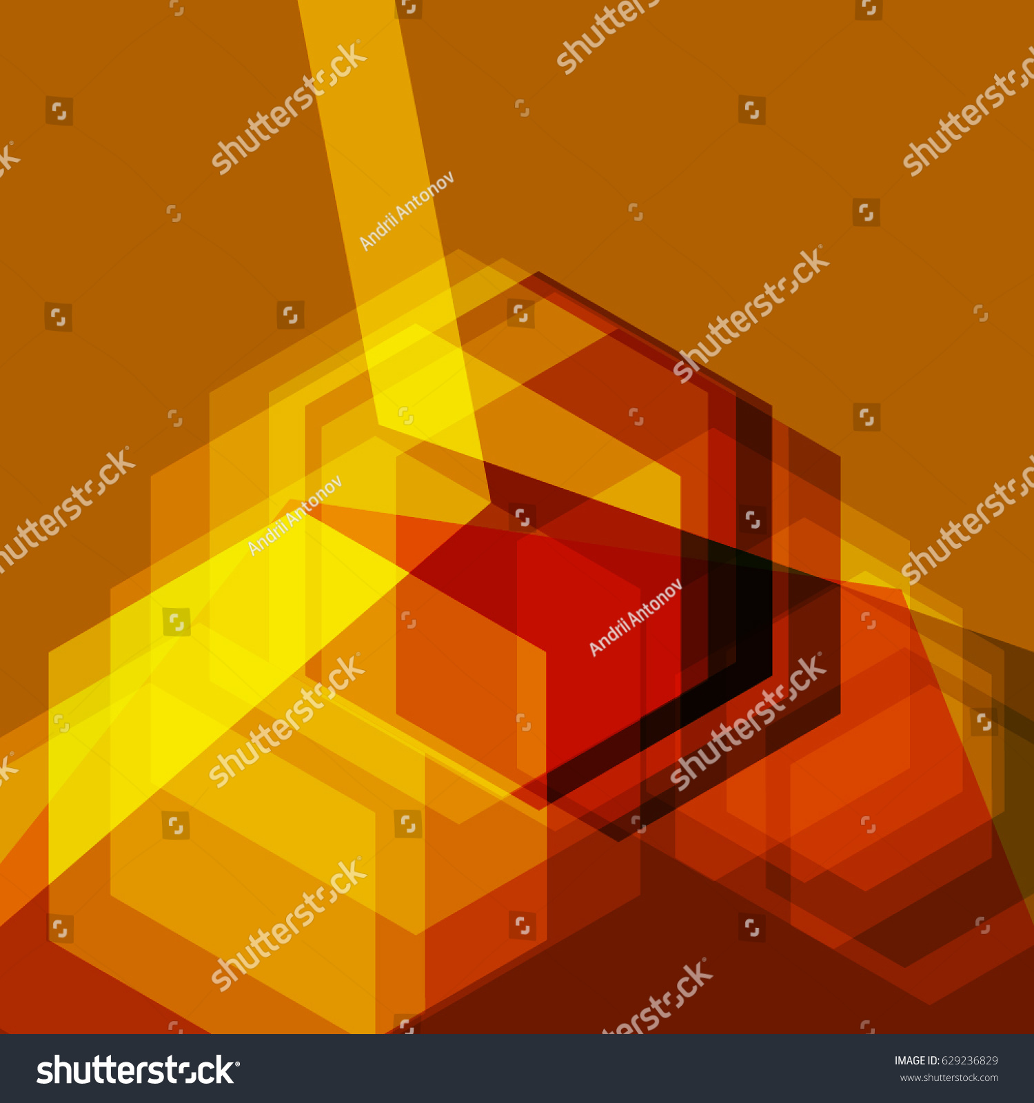 Yellow Abstract Art Stock Vector (Royalty Free) 629236829 | Shutterstock
