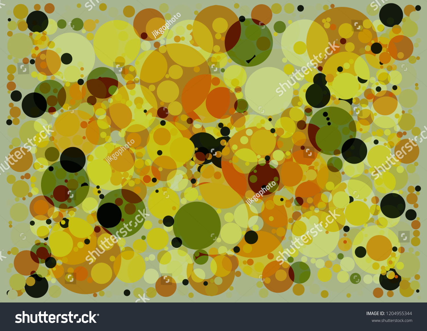Yellow Abstract Circle Background Vector Pes Stock Vector (Royalty Free ...