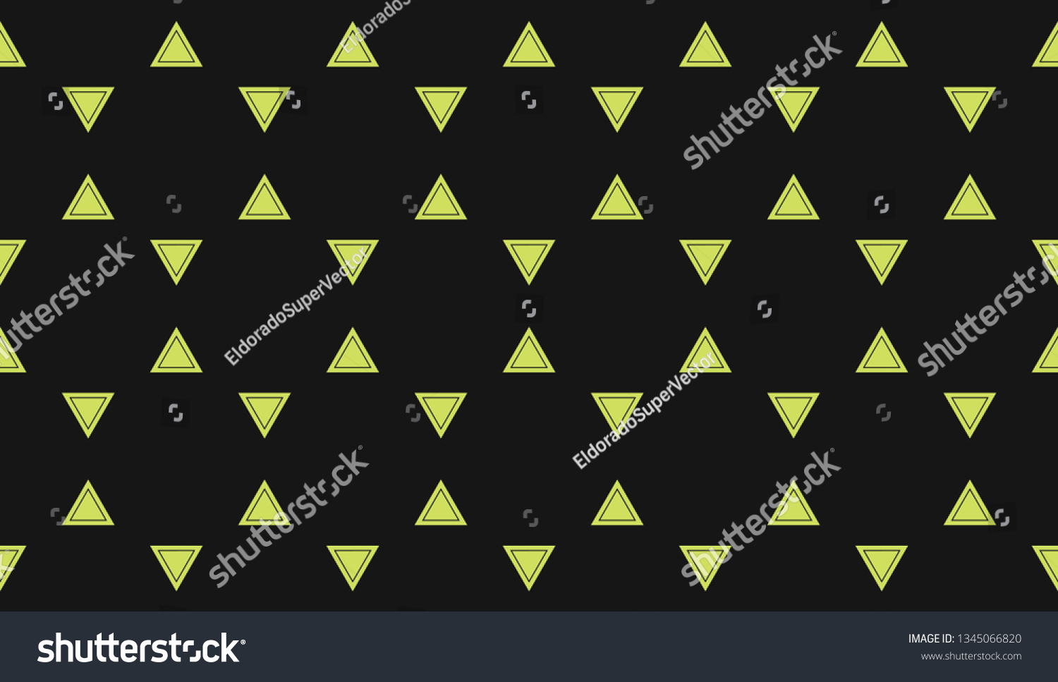 Yellow Abstract Seamless Geometric Pattern Wallpapers Stock Vector ...